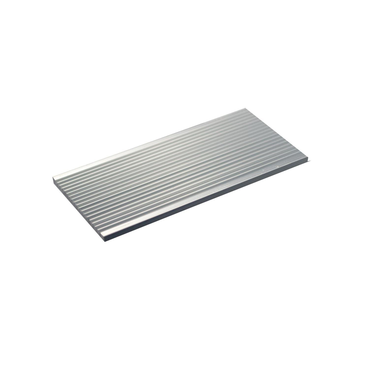Metal Mate | Aluminium Fluted Strip 60x3mm x 1m Silver | Mitre10