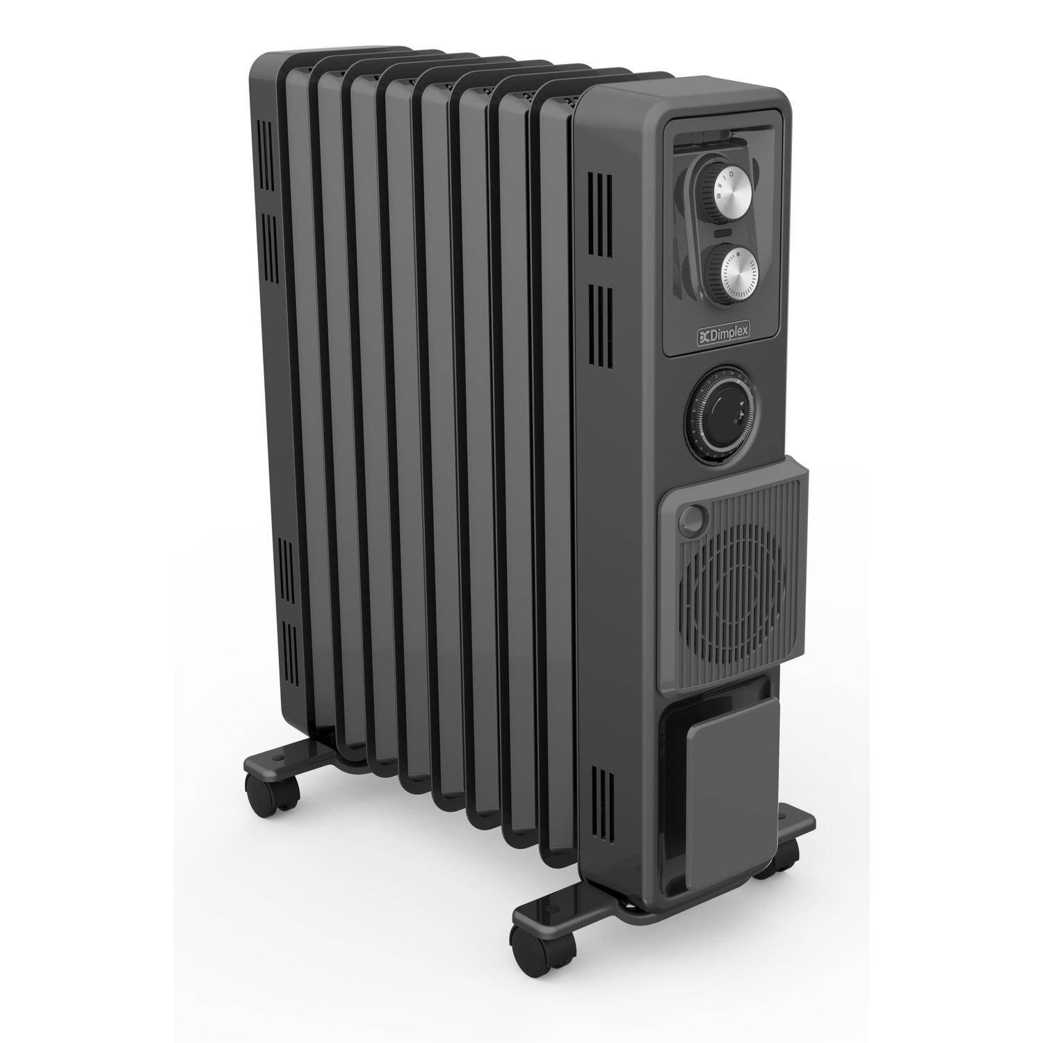 Dimplex | Oil Free Column Heater with Timer & Turbo Fan 2.4kw Black ...