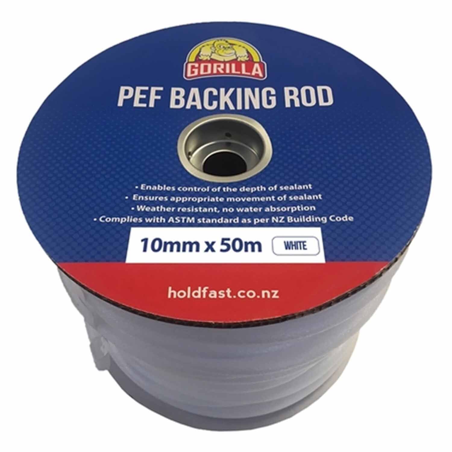 Gator | Backing Rod 10mm x 50m White | Mitre10