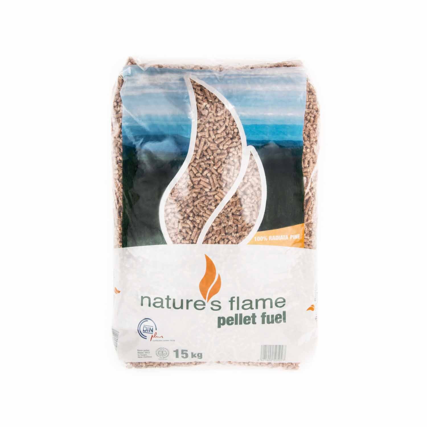 Natures Flame | Wood Fire Pellets 15kg | Mitre10