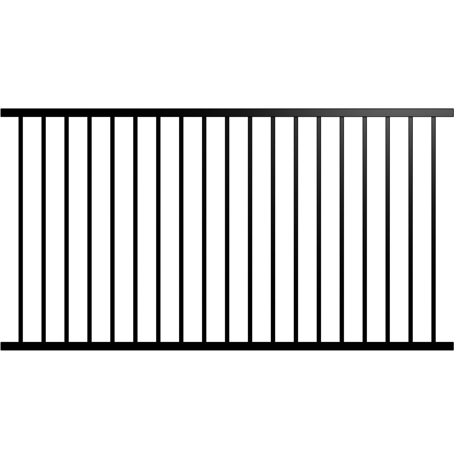 Fentec | Delta Fence Panel H:950mm x W:2250mm Black | Mitre10