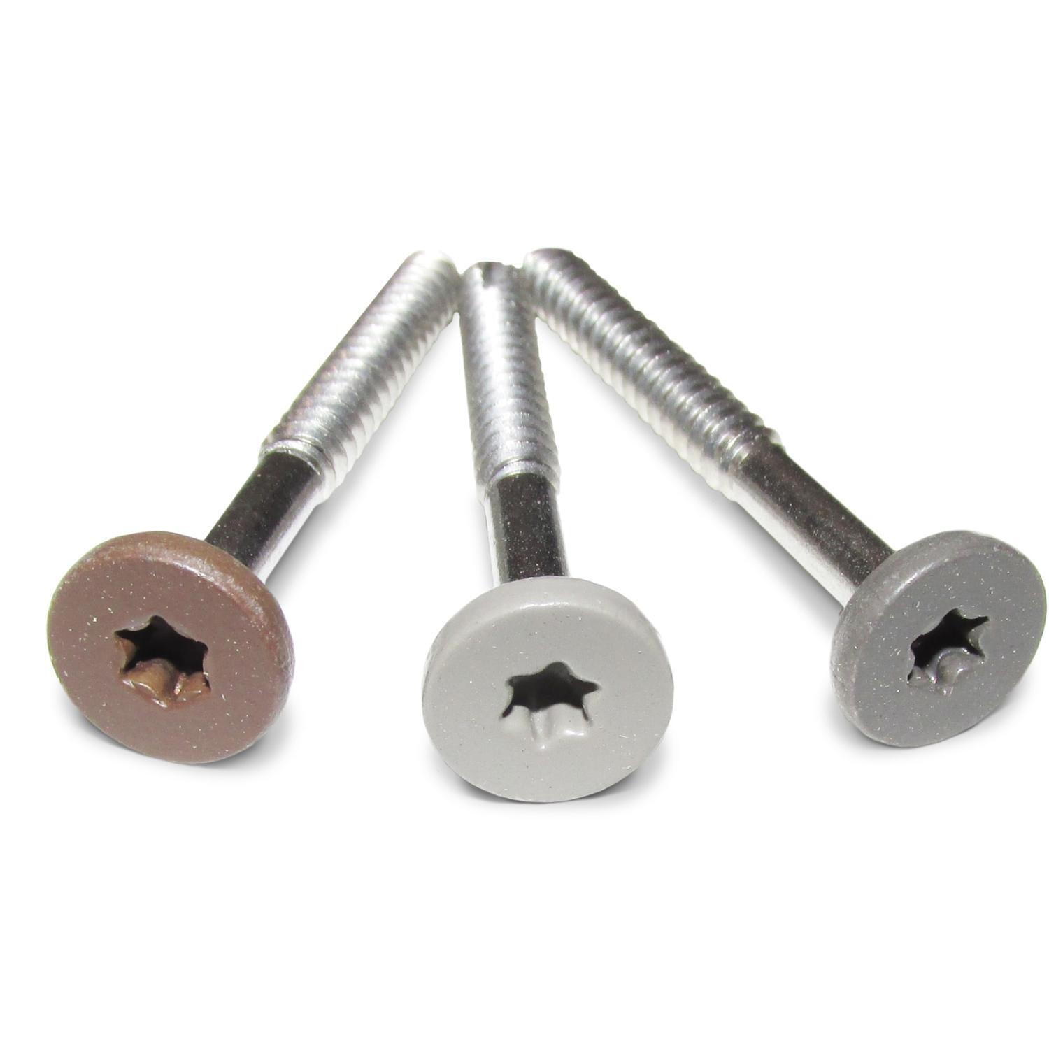 TOPLoc Fascia Pack Walnut 100 Screws 1 bit | Decking Accessories