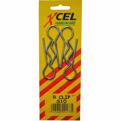 Xcel | R Clips 64 x 3mm Zinc Plated | Mitre10