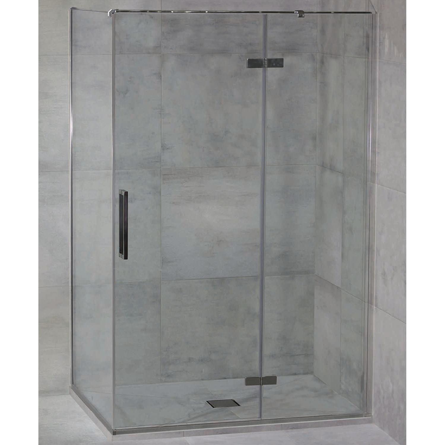 Fibre Systems | Stellar Luxury Frameless Pivot 2 Sided RH Shower Door ...