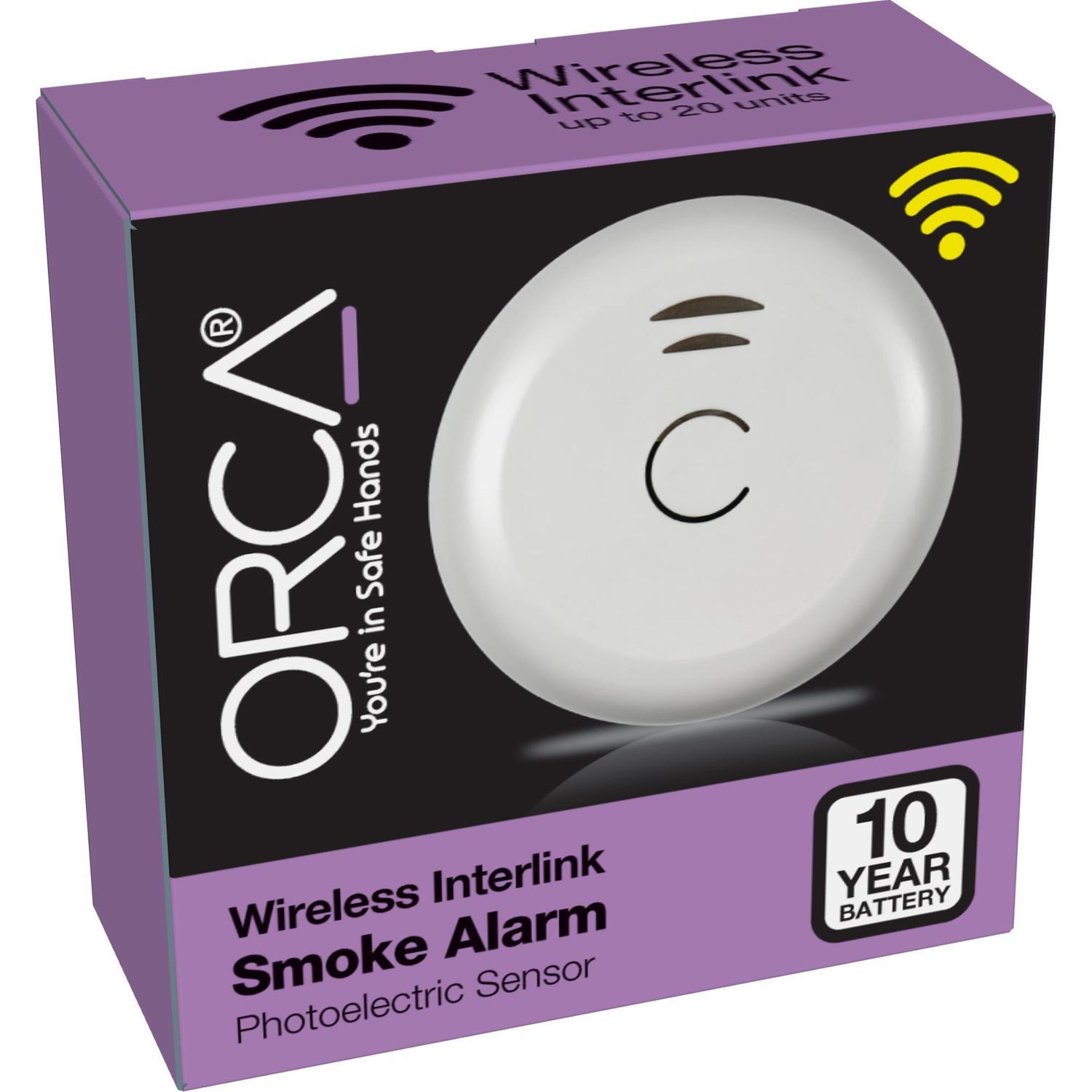 Orca | Wireless Interlink Smoke Alarm | Mitre10