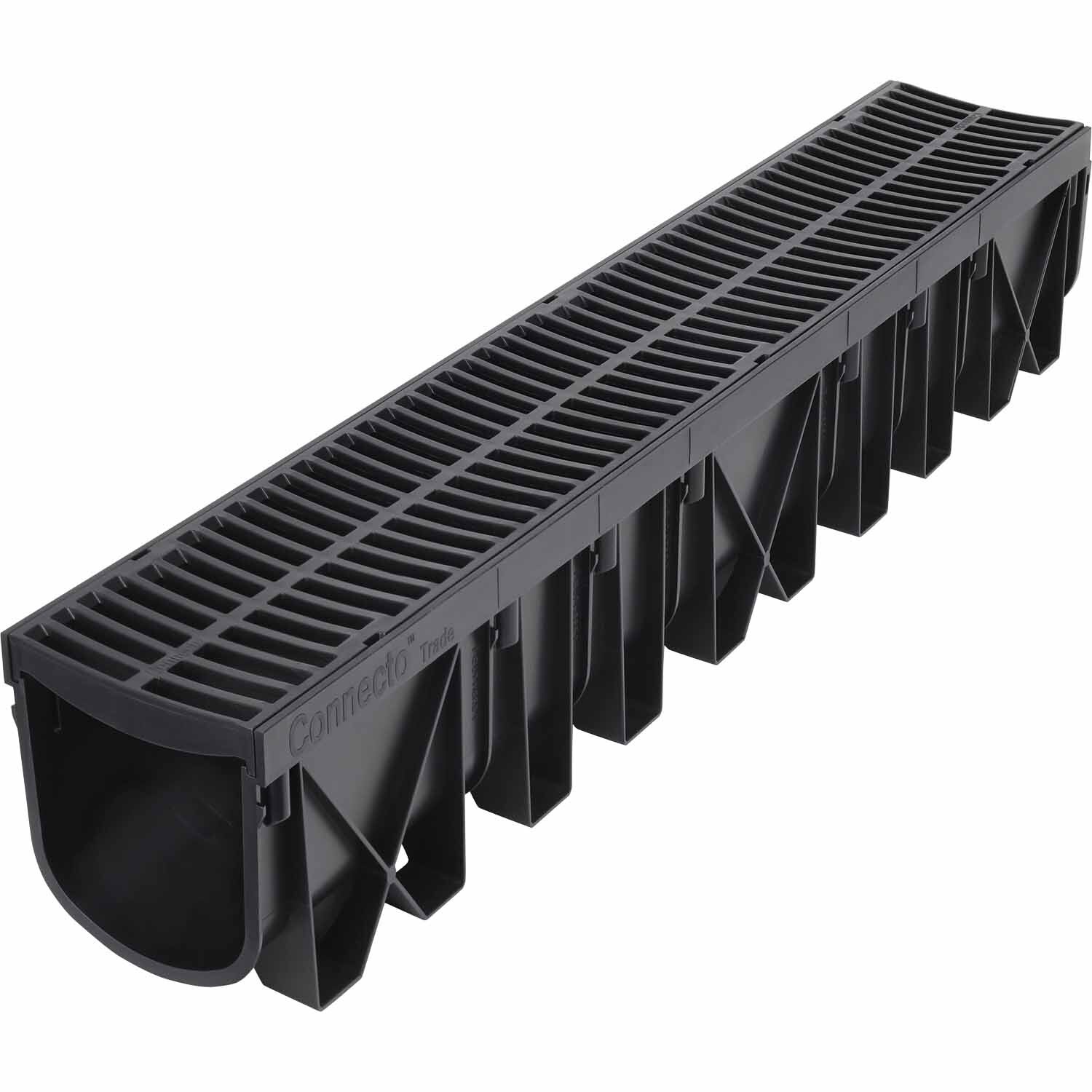 CONNECTO TRADE | Channel & Standard Grate 3000 x 130 x 135mm Black ...