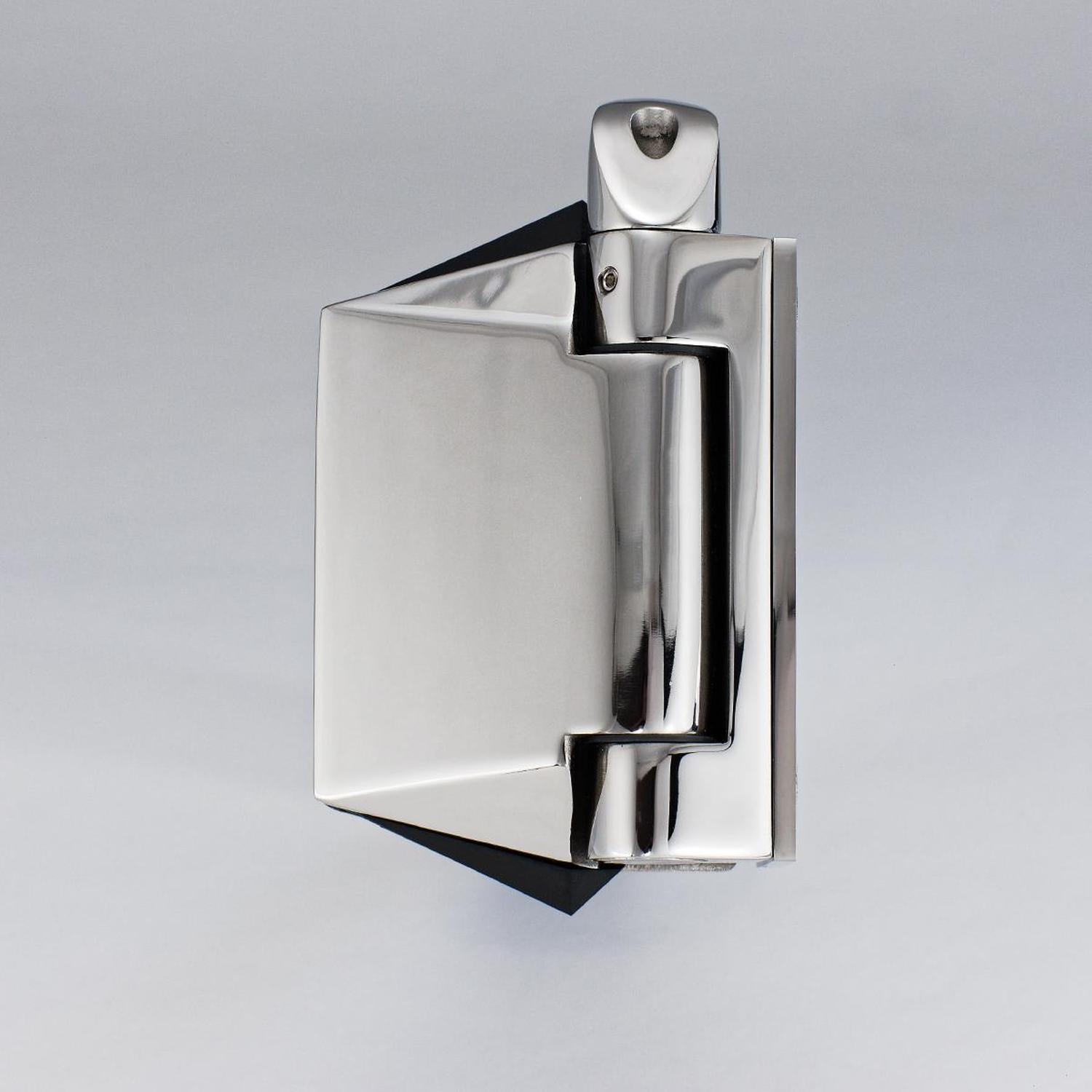 Scenik | Polaris Soft Close Glass Gate Hinges Stainless Steel | Mitre10