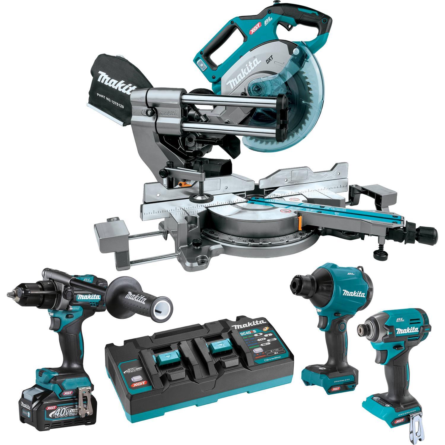 Makita | XGT Cordless Brushless 4pc Power Tool Combo Kit | Mitre10