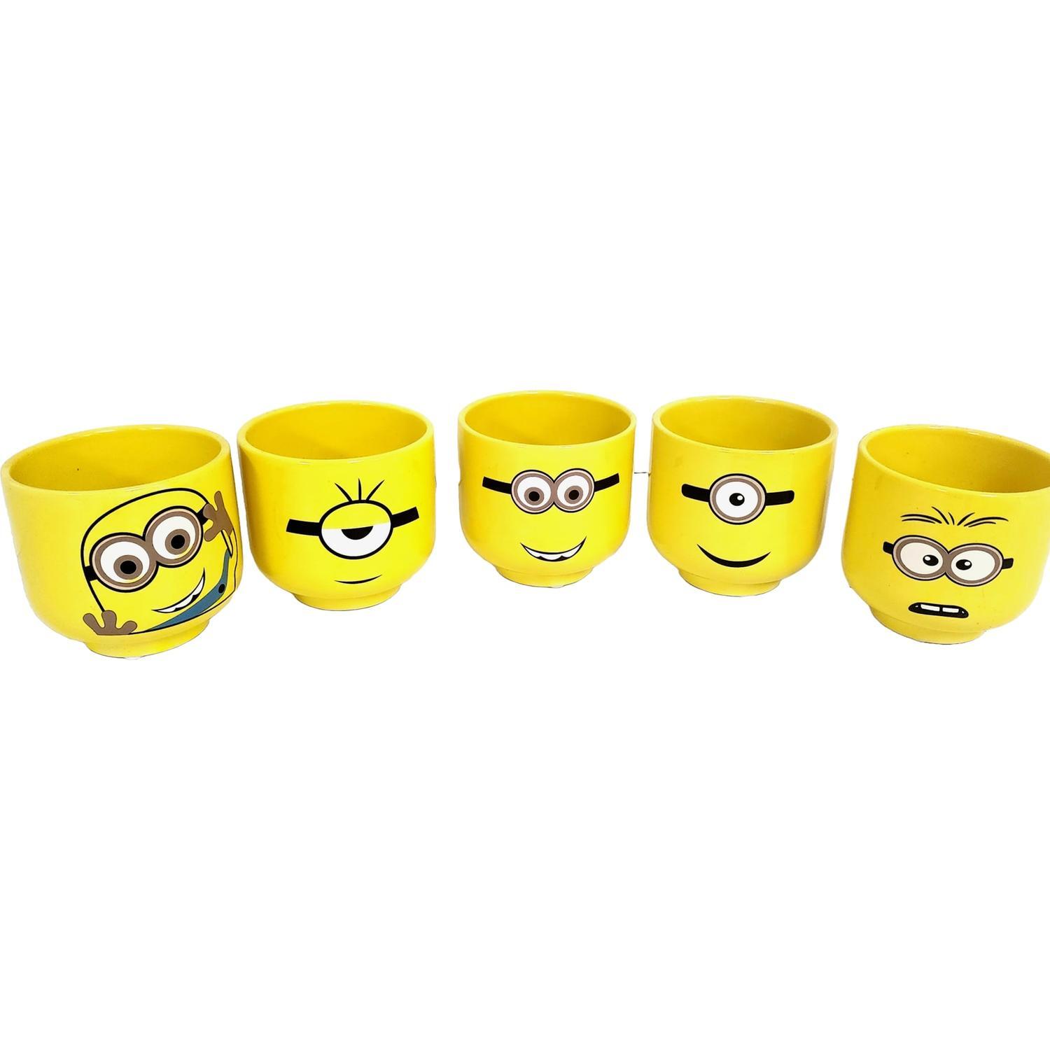 Ceramic Graphic Face Pot Assorted Designs | Enrich with Nature