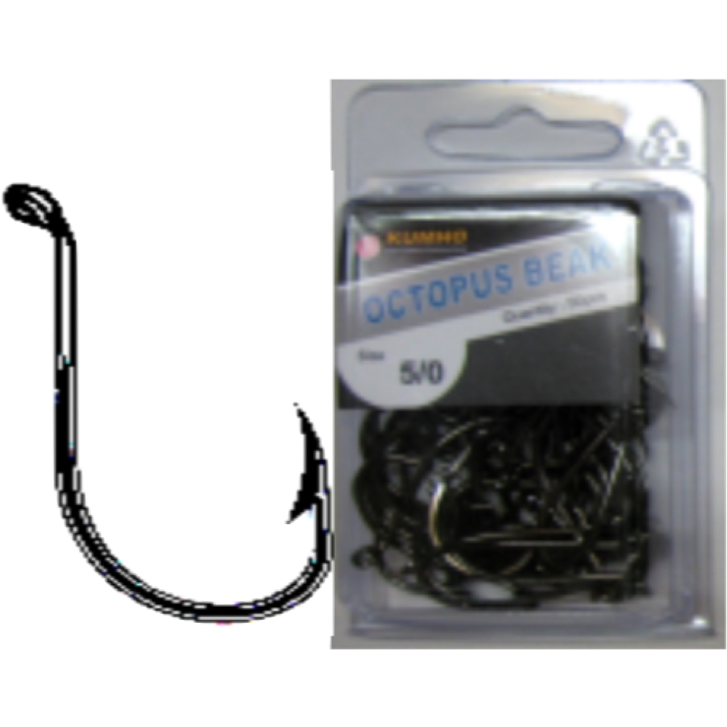 Kumho | Fish Hooks Size 2/0 Black | Mitre10