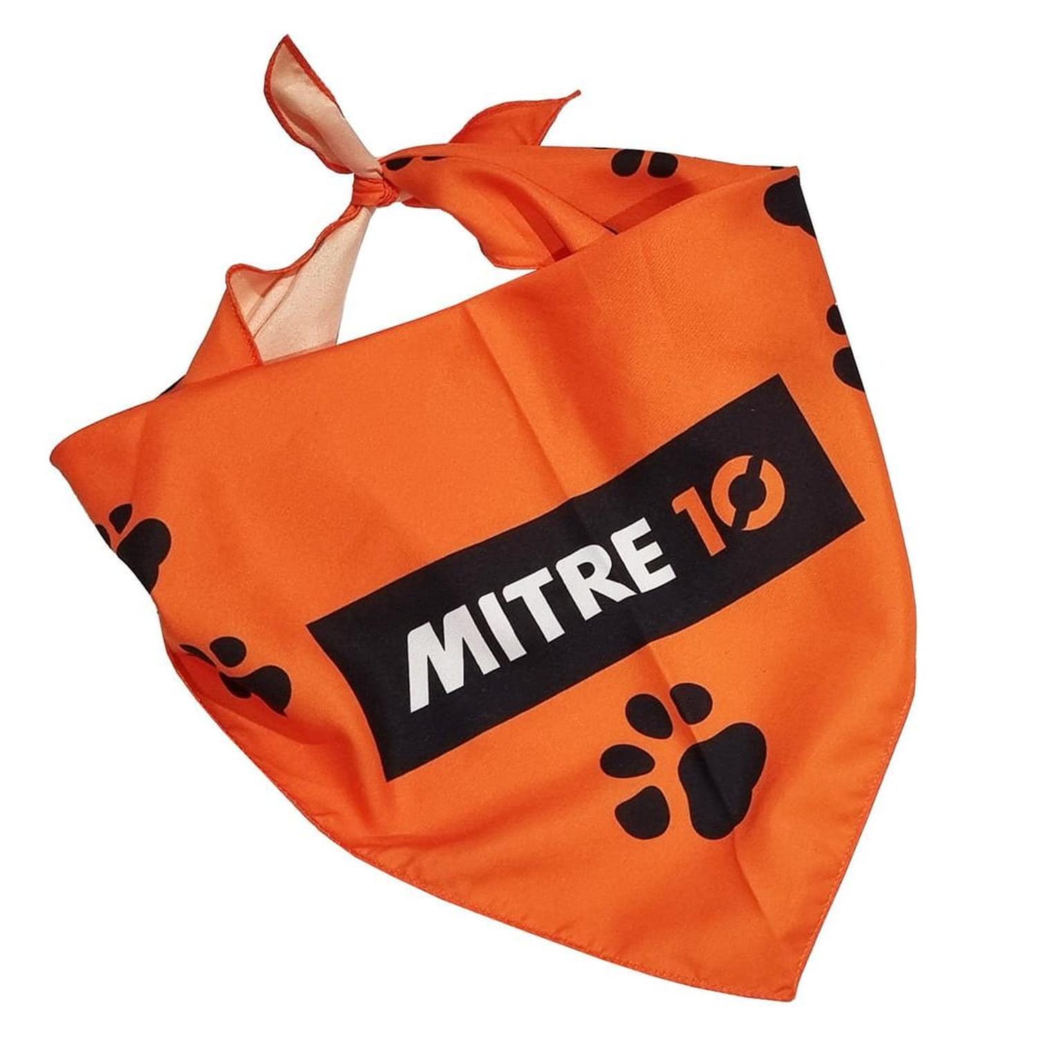 Mitre 10 | Dog Bandana Black/Orange | Mitre10