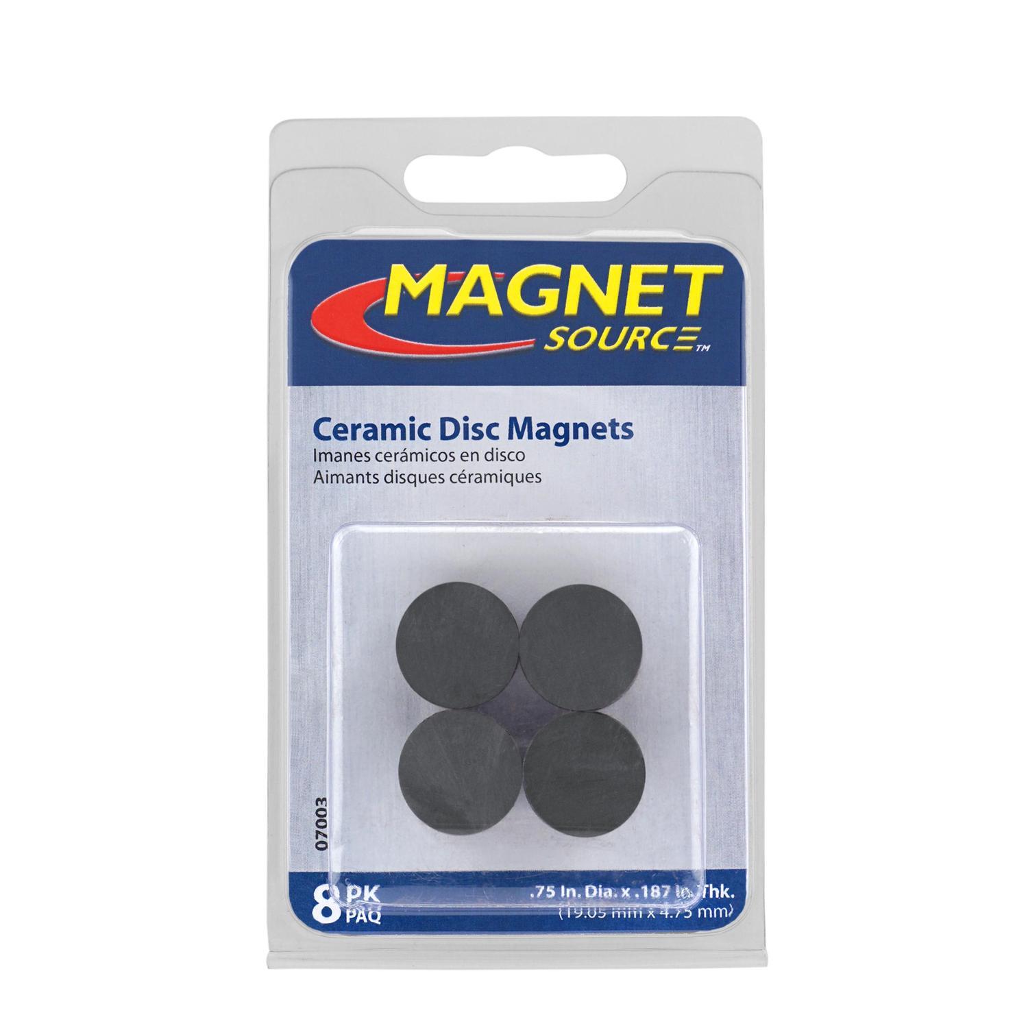 Magnet Source | Magnet Disc 16mm, 8 piece Grey | Mitre10