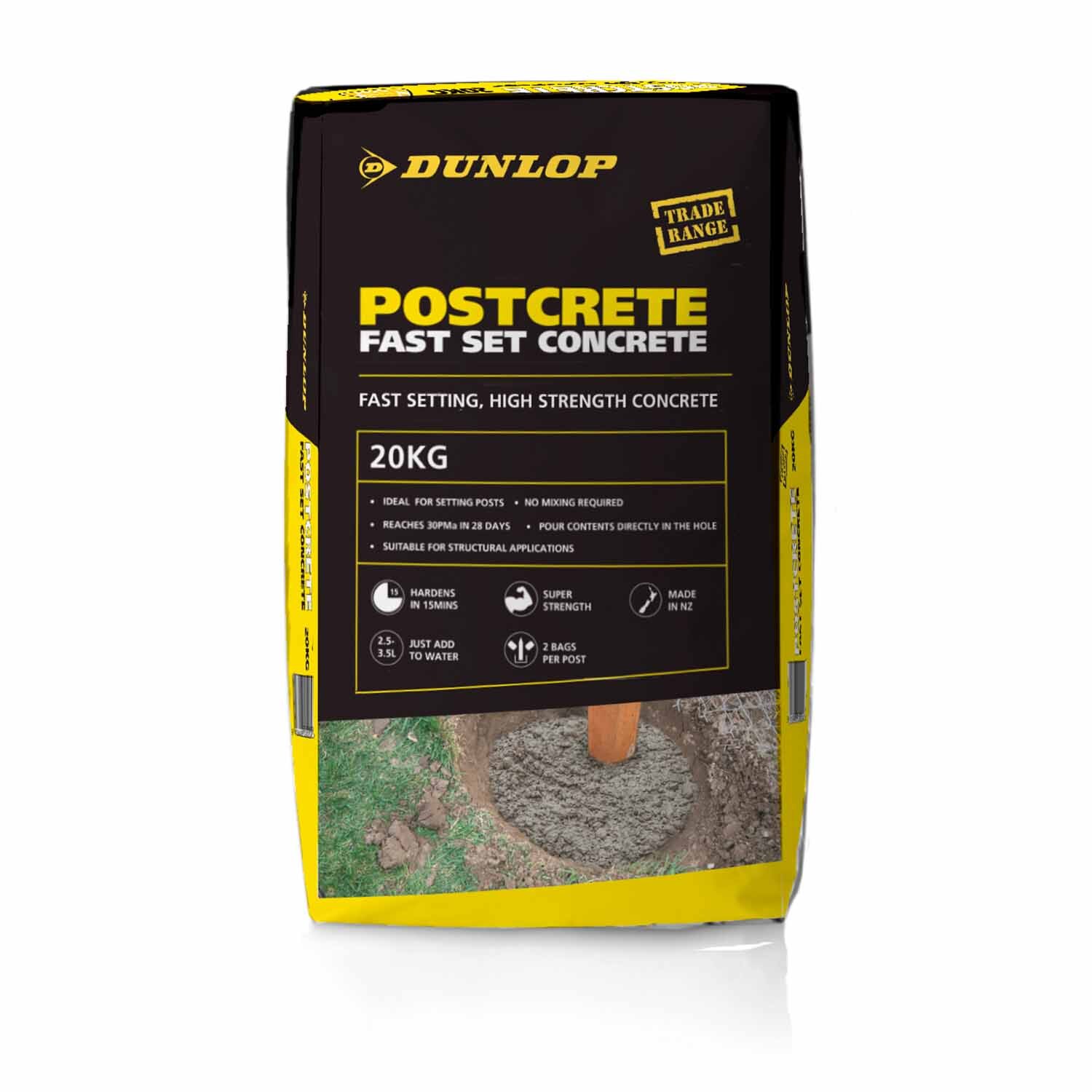 Dunlop | Postcrete Fast Set Concrete 20Kg | Mitre10