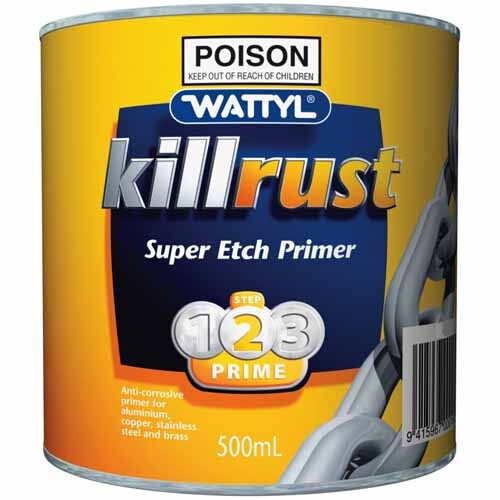 Wattyl | Killrust Etch Primer 500ml White | Mitre10