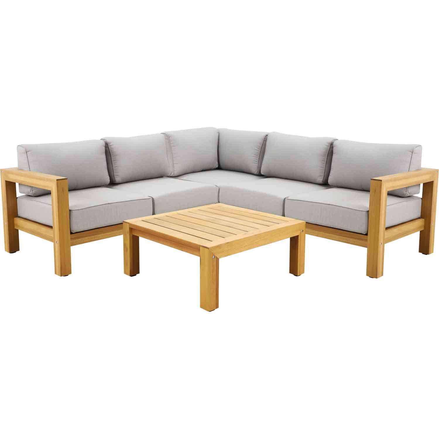Nouveau | Basso Outdoor Corner Lounge Setting 3 Piece | Mitre10