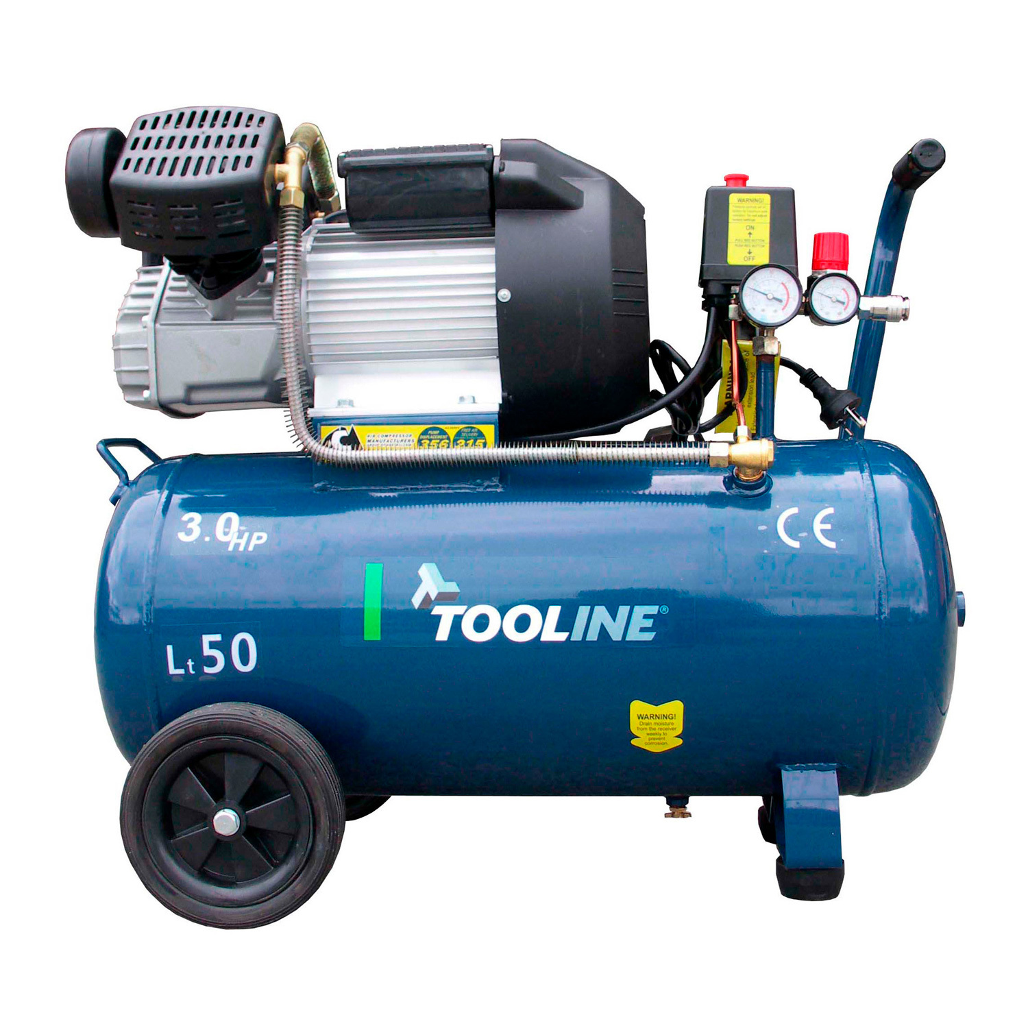 Tooline | Direct Drive Air Compressor 50 litre Blue | Mitre10