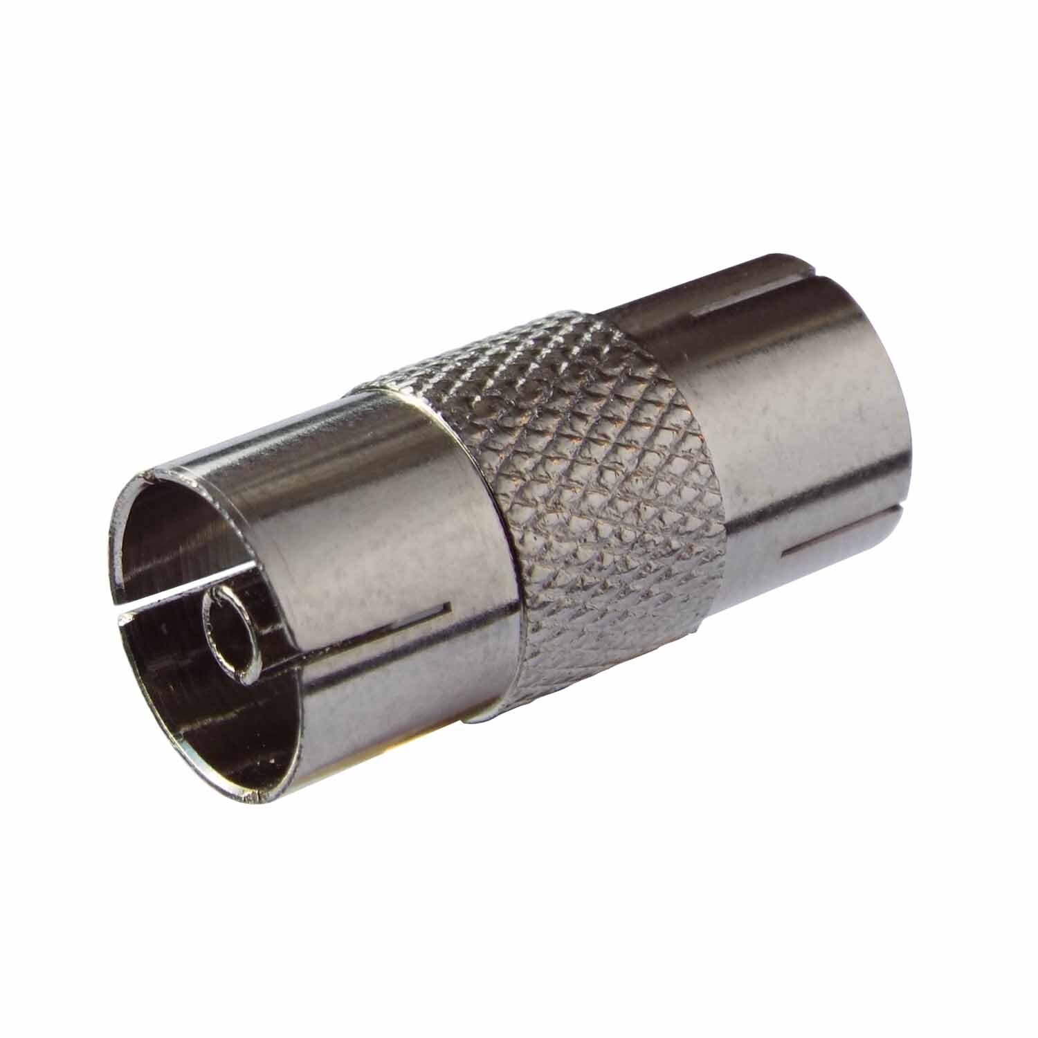 Custom | Coax Socket with Coax Socket Adaptor Silver | Mitre10