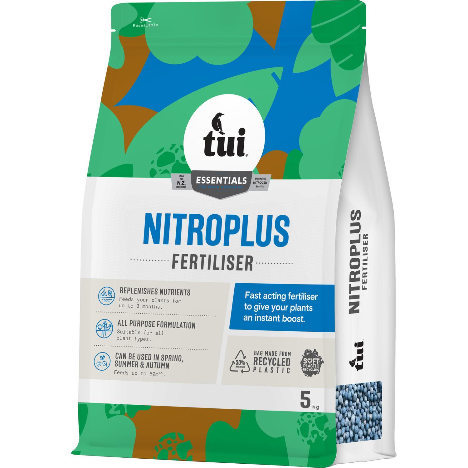 Tui | NitroPlus Fertiliser 5kg | Mitre10
