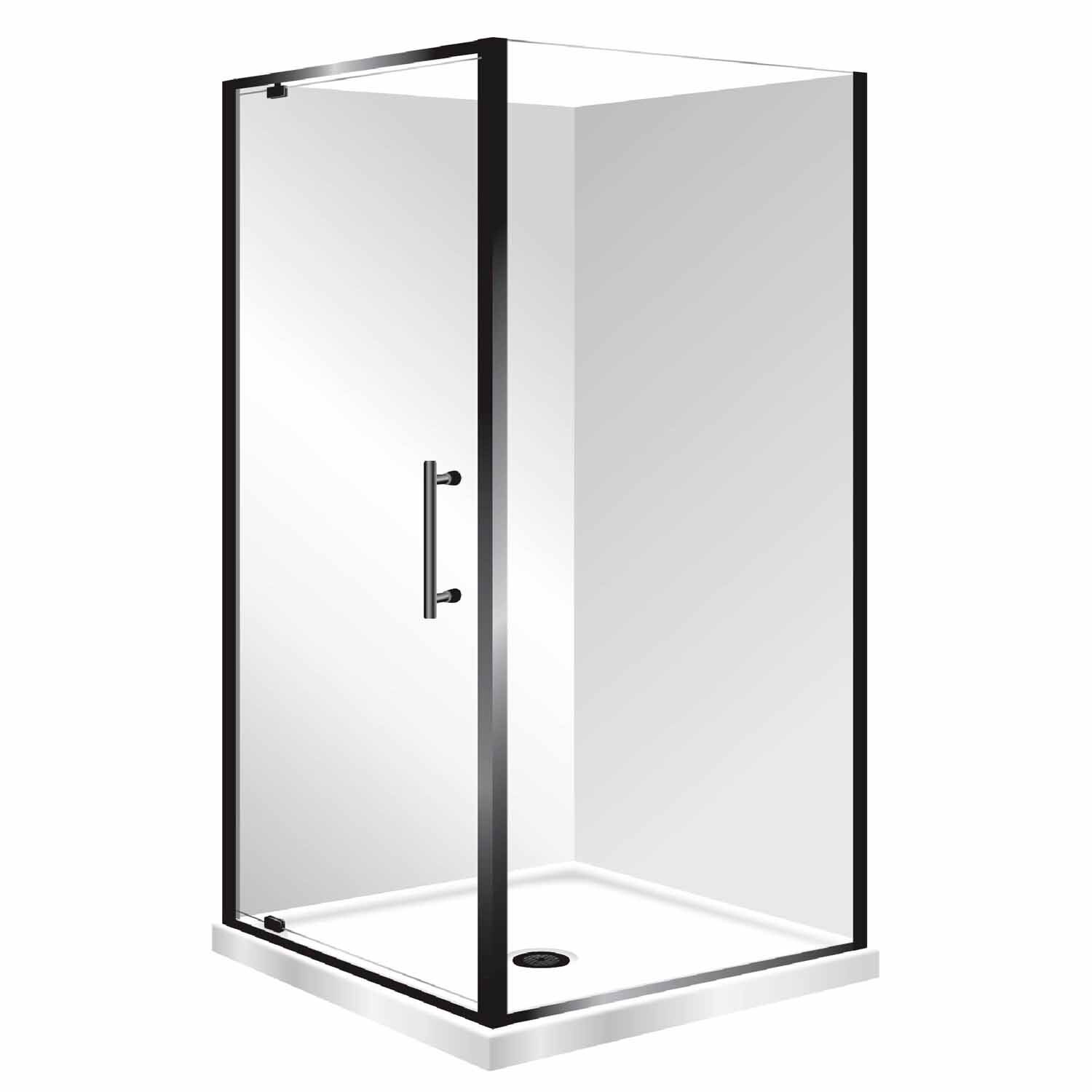 Fibre Systems | Stellar Carina Square Shower Flat Wall | Mitre10