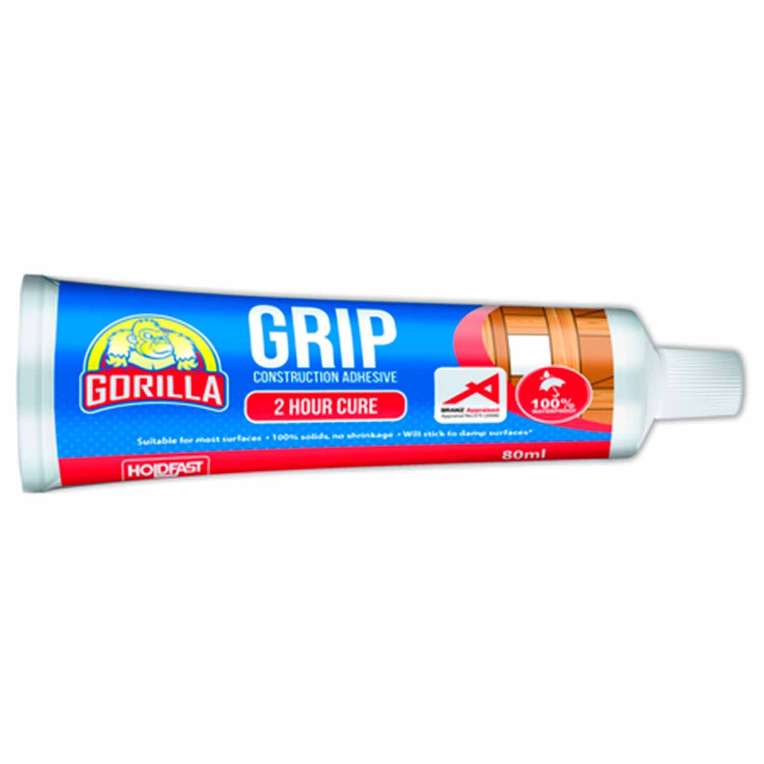 Gorilla | Construction Adhesive 80ml Translucent | Mitre10