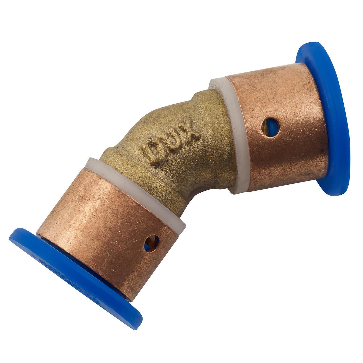 Dux | Securagold Elbow 45 deg 15mm | Mitre10