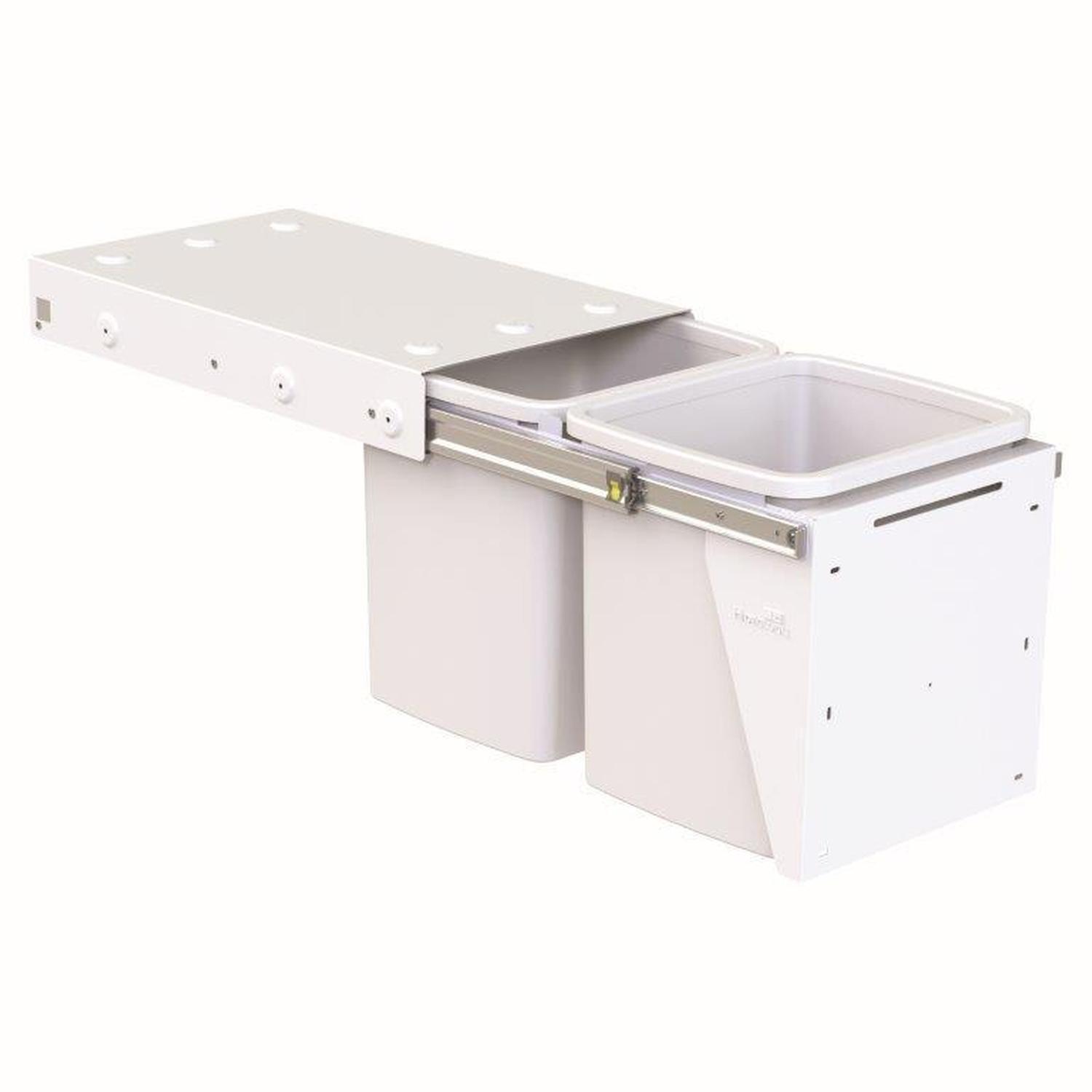 Hafele Home | Compact Soft Close Waste Bin | Mitre10