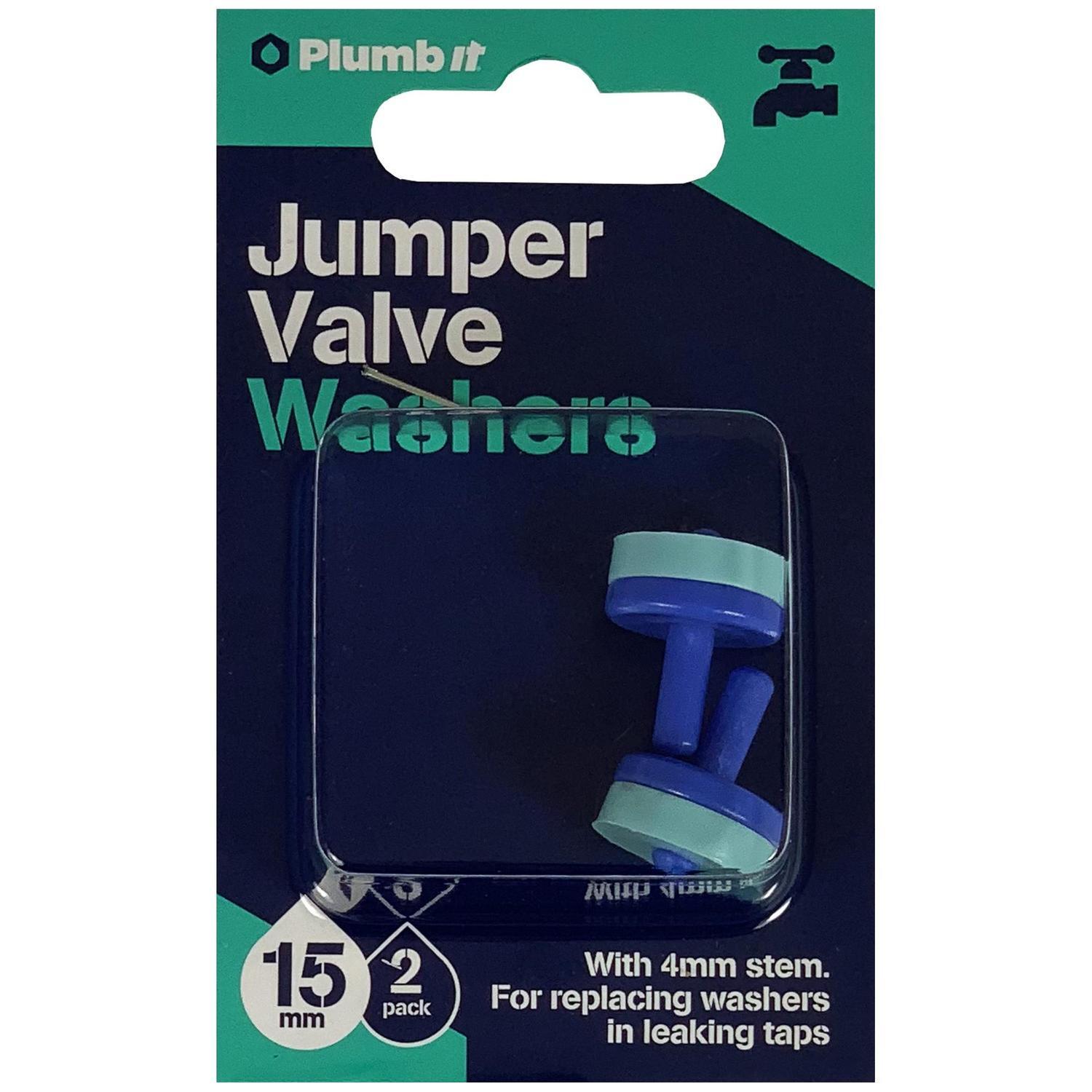 Plumb It | Acetal Washer 15mm With 4mm Stem | Mitre10