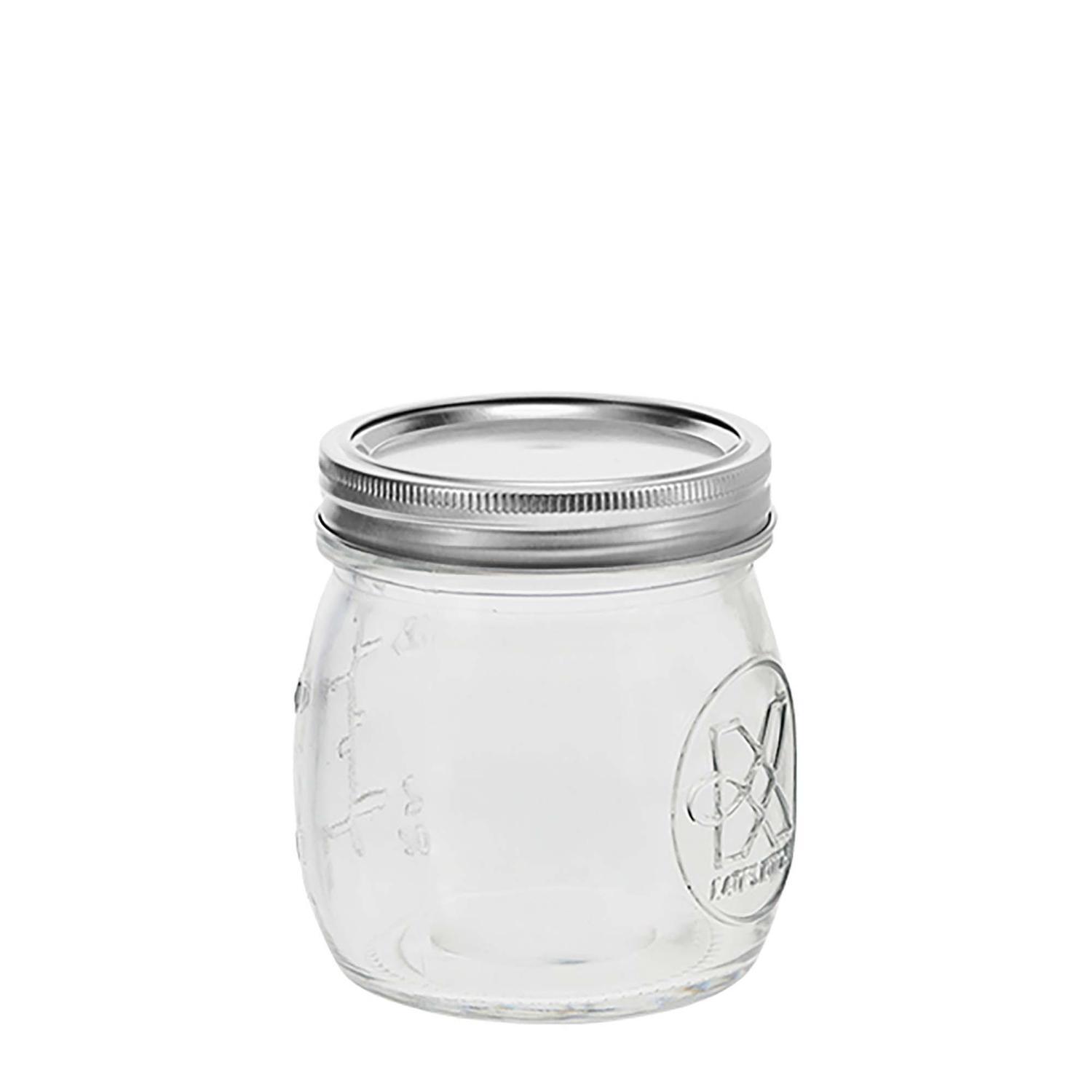 Kates Kitchen | Preserving Jar 2 Pce Lid 250ml H: 90mm, W: 75mm, D ...