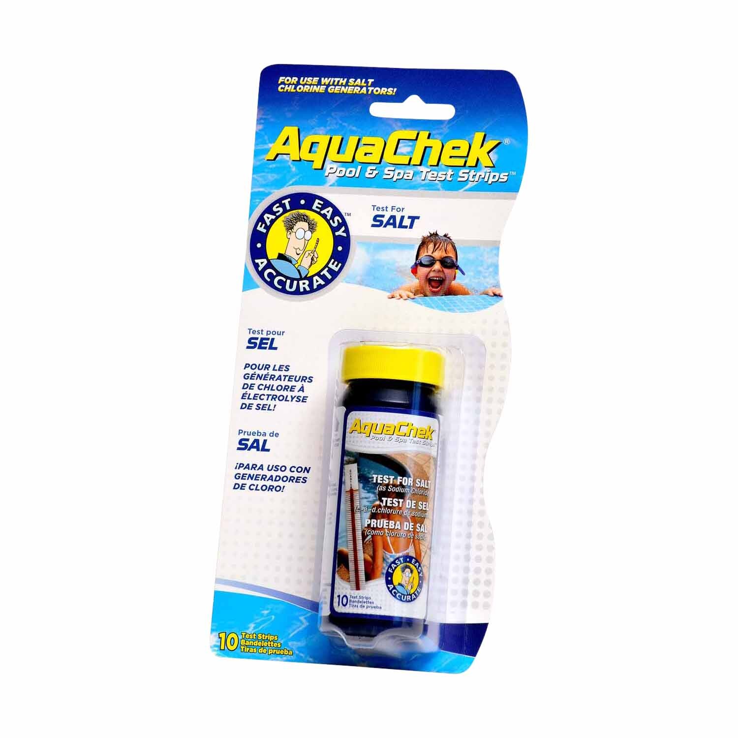 AquaChek | Salt Water Test Strips pack of 10 | Mitre10