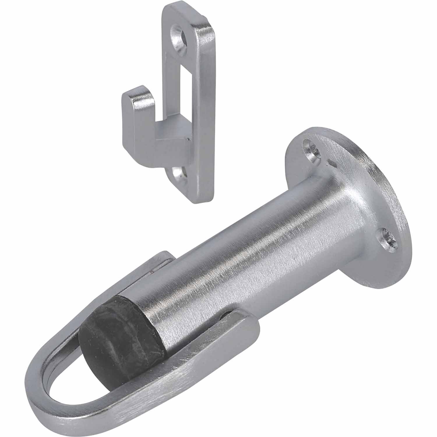 Schlage | Round Floor or Wall Mounted Latch Hook Stop 75mm | Mitre10