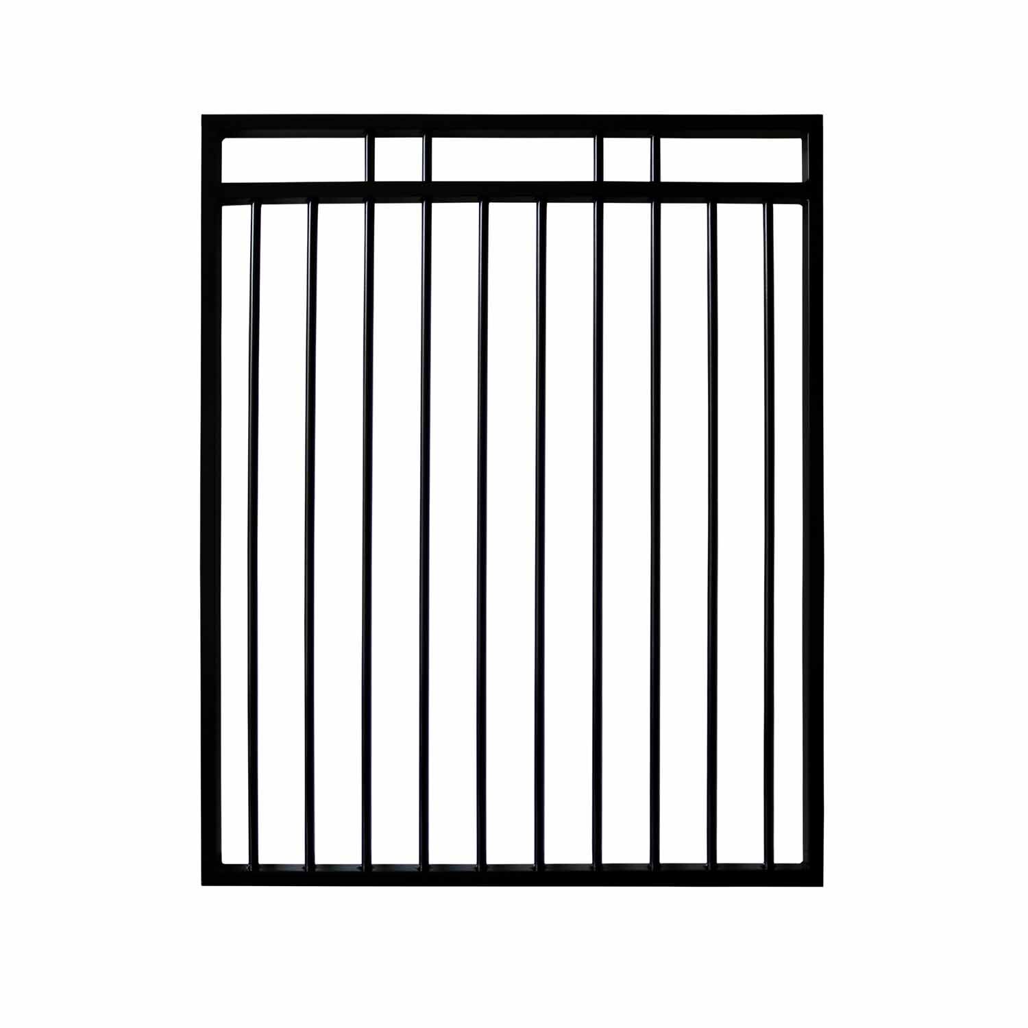 Guardian | Aluminium Pool Double Top Rail Gate W:975mm, H:1200mm Black ...