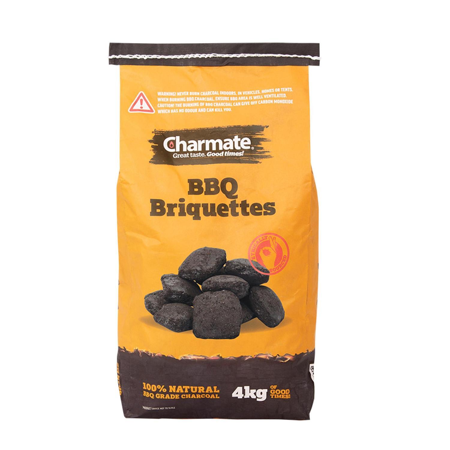 Charmate | Charcoal Briquettes 4kg | Mitre10