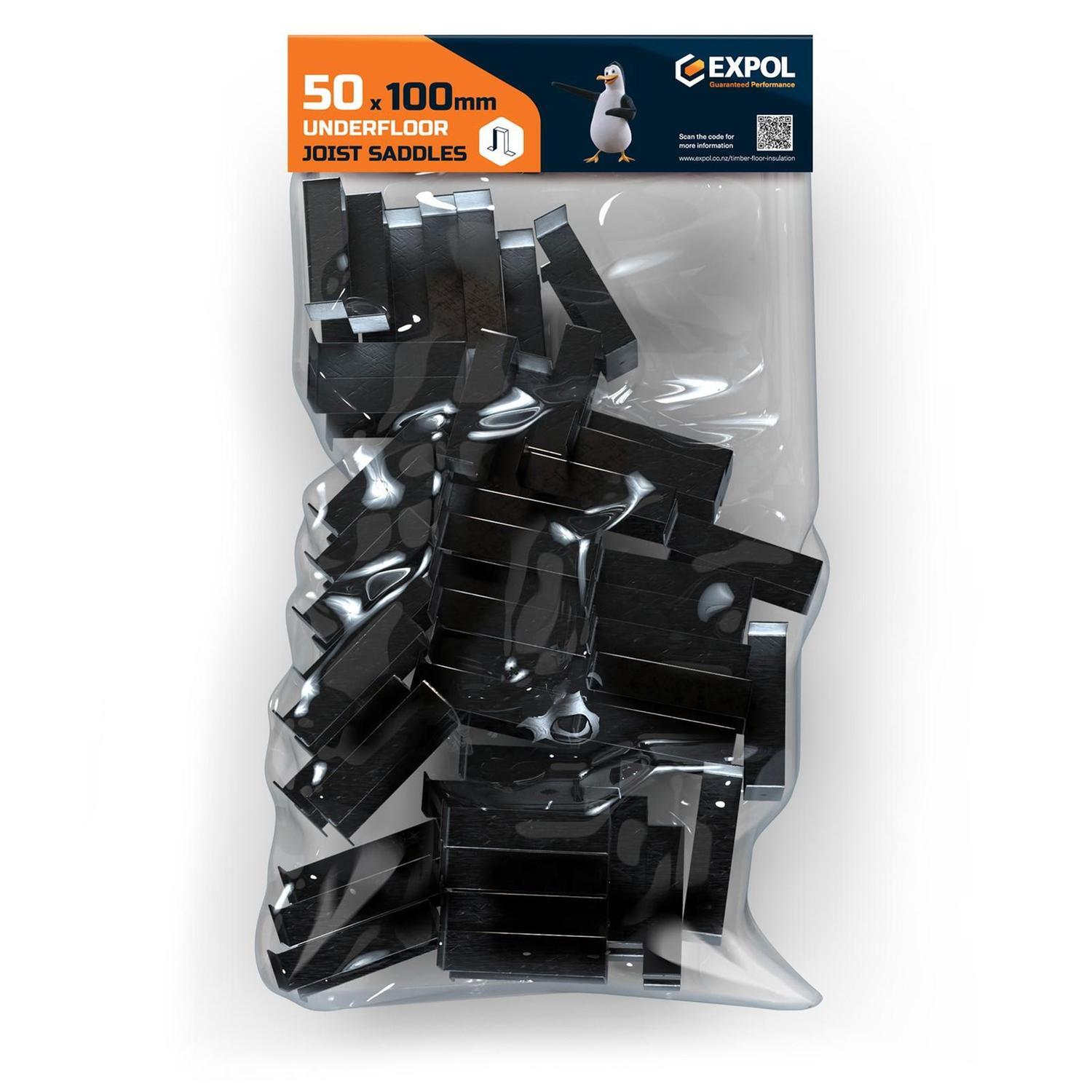 Expol | UnderFloor 100mm Joist Saddles 50 | Mitre10