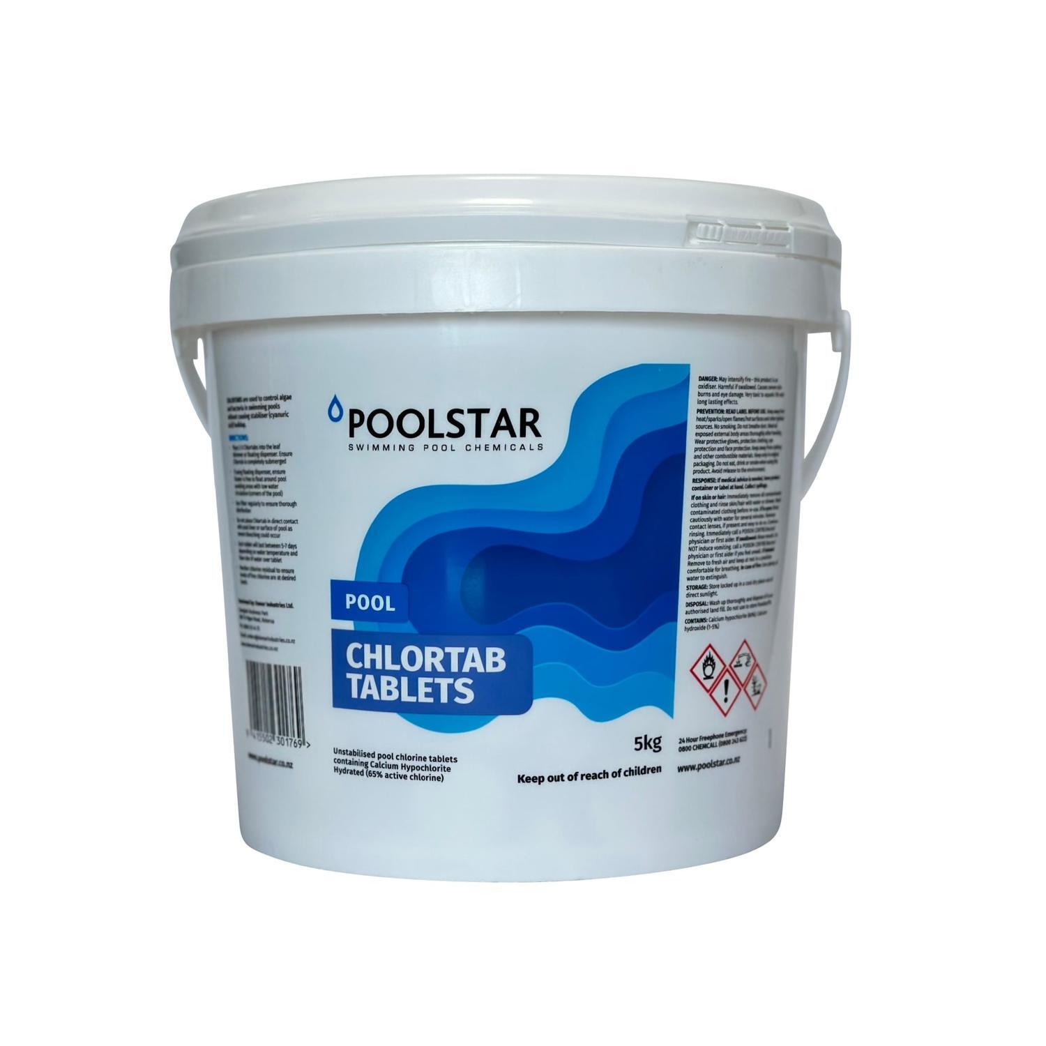 Poolstar | Chlor Tabs Unstabilised Pool Chlorine Tablets 5kg | Mitre10