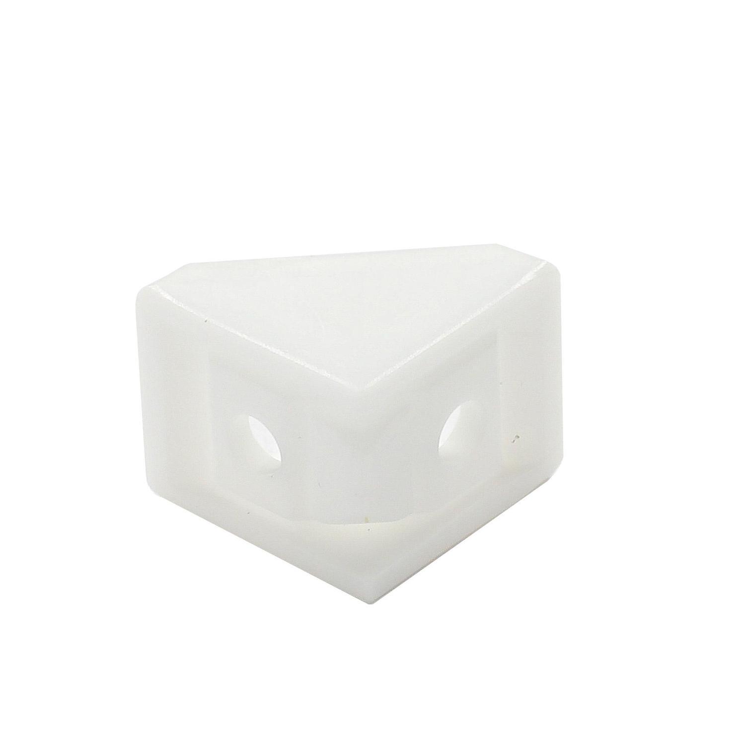 Hafele | Universal Corner Connector 18mm White | Mitre10