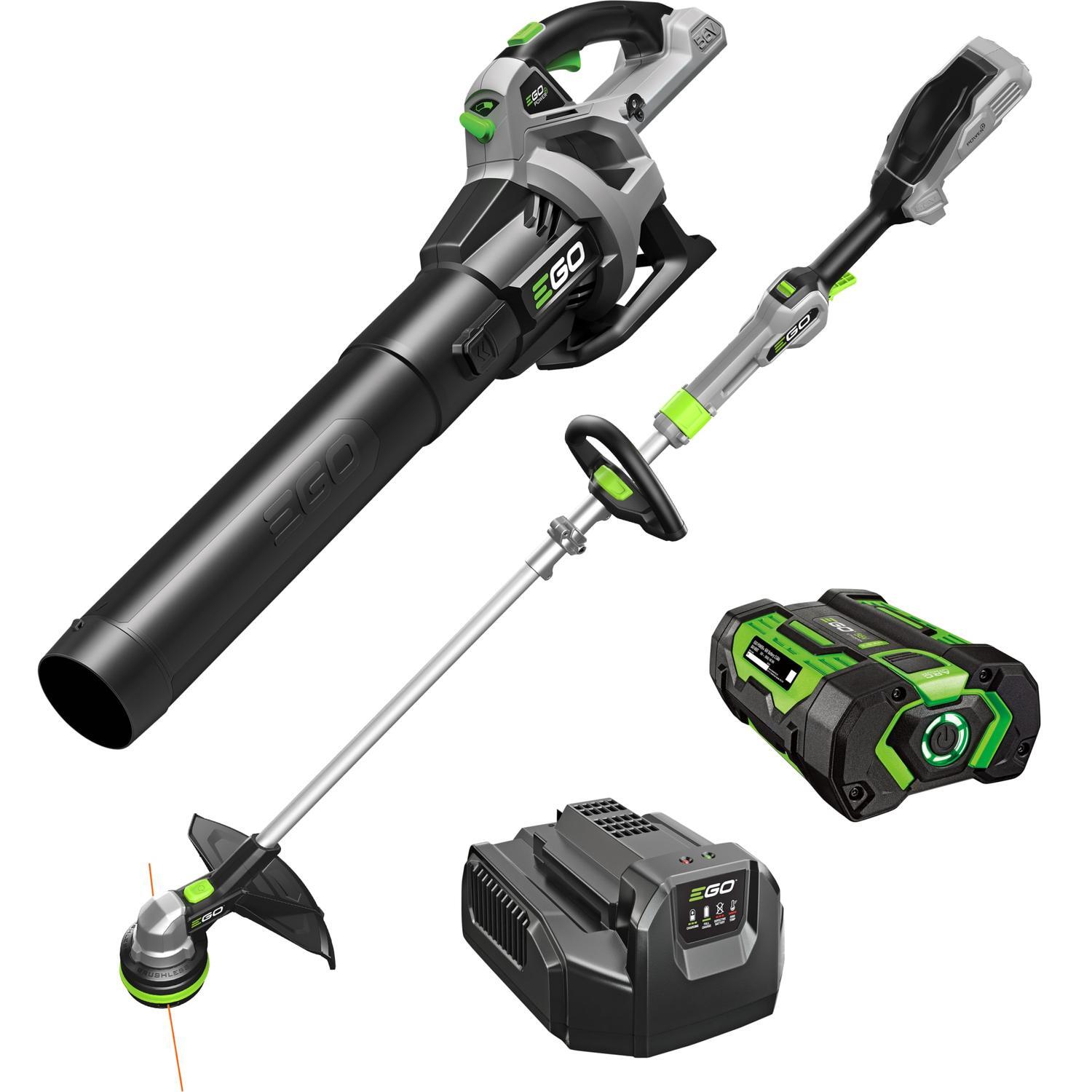 56 Volt Line Trimmer & Blower Kit | Power Garden Combo Kits - 2 Piece