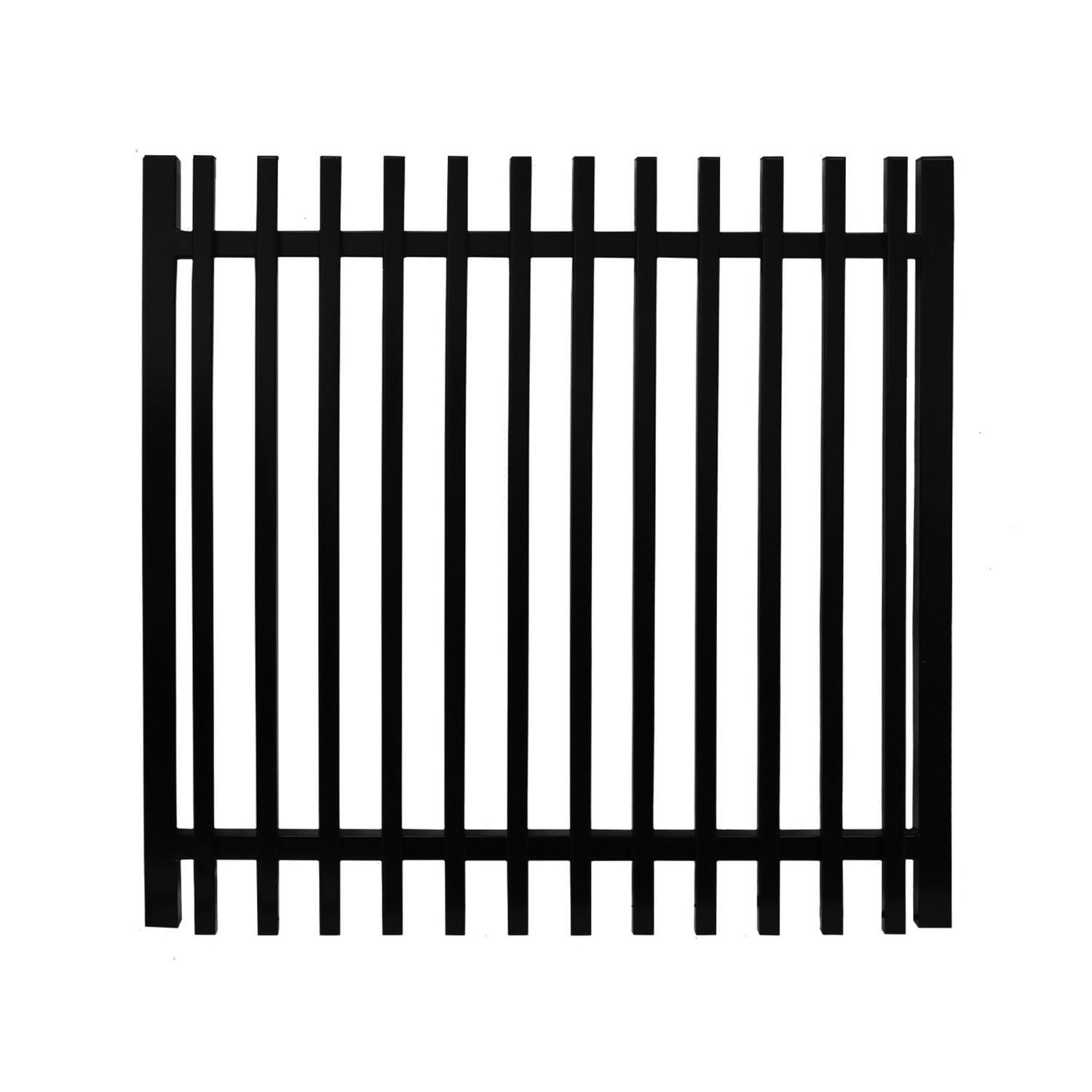 Guardian | Aluminium Batten Gate W: 975mm, H: 1000mm, D: 65mm Black ...