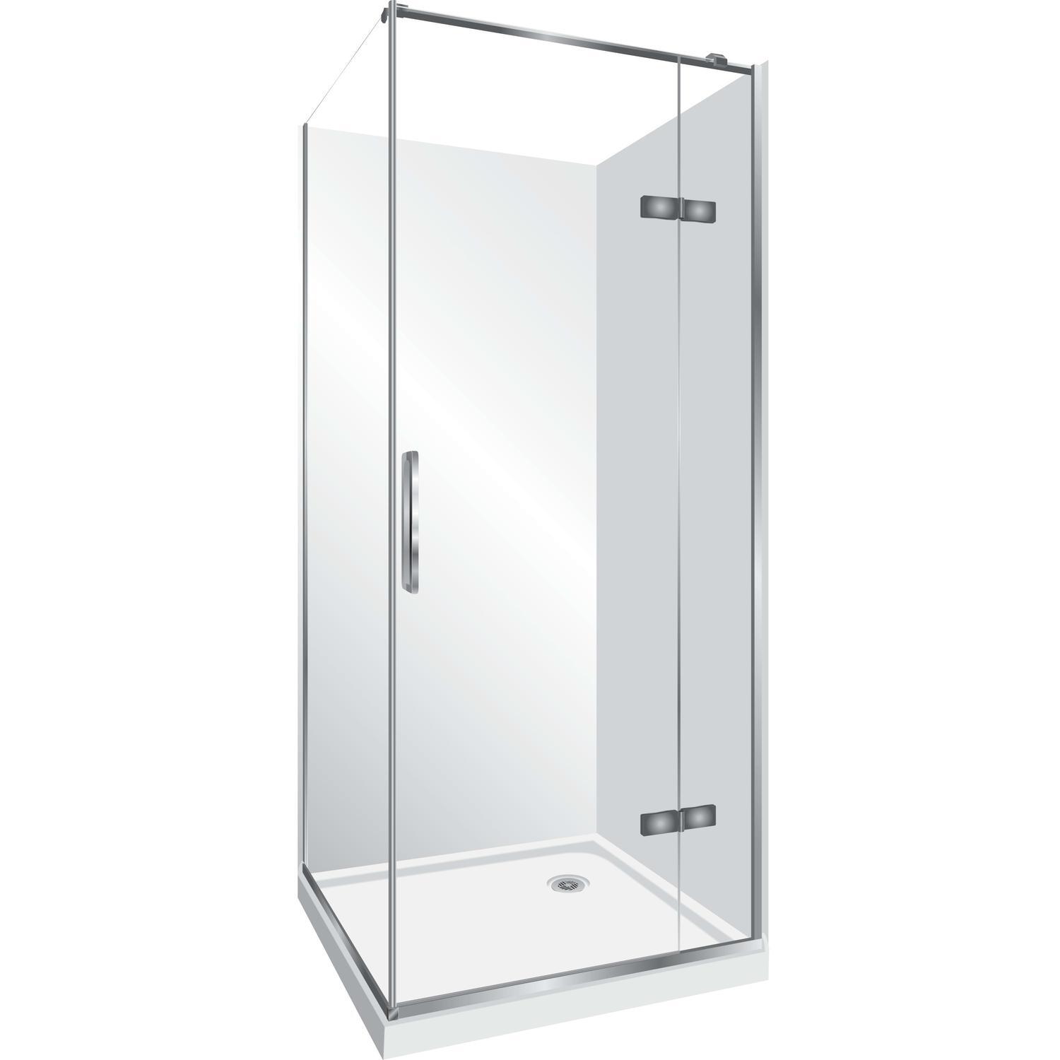 Fibre Systems | Stellar Pivot 2 Sided Shower Right Hand Tray | Mitre10