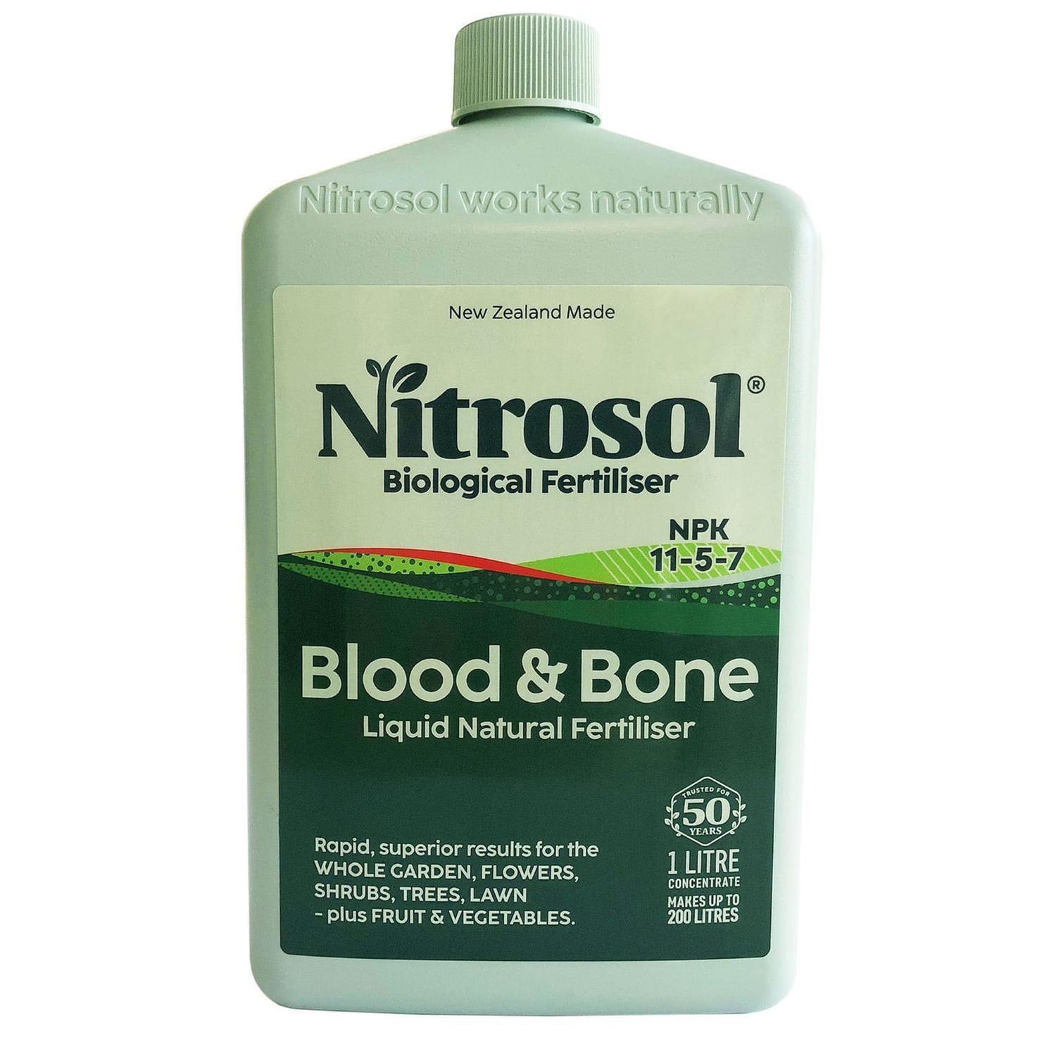 Nitrosol | Blood & Bone Liquid Fertiliser 1 litre | Mitre10
