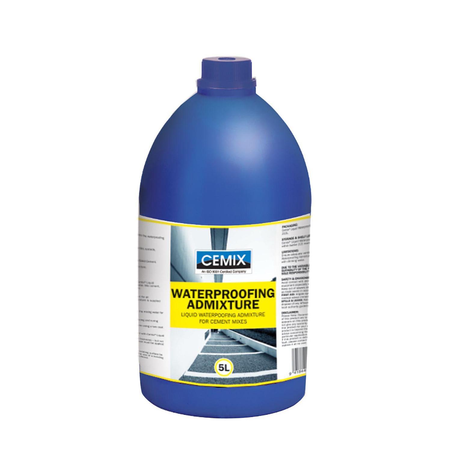 Cemix | Waterproofing Admixture 5 litre Clear | Mitre10