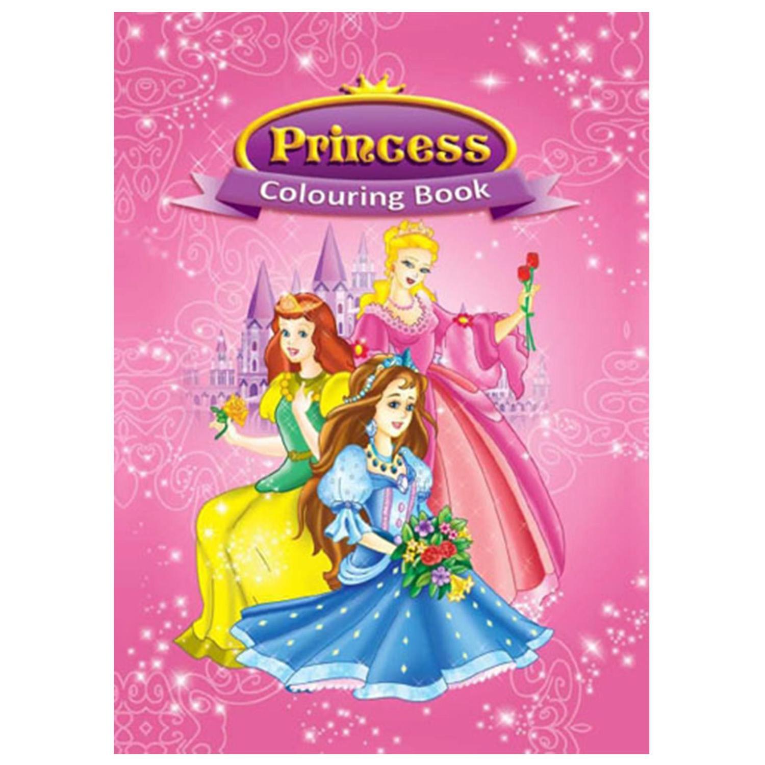 Colouring Book Princess A4 | Mitre10