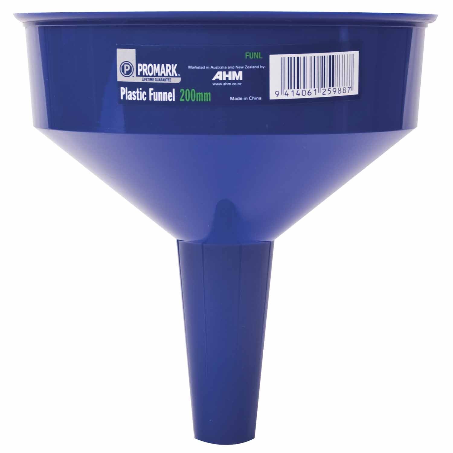 Plastic Funnel 200mm Blue | Mitre10