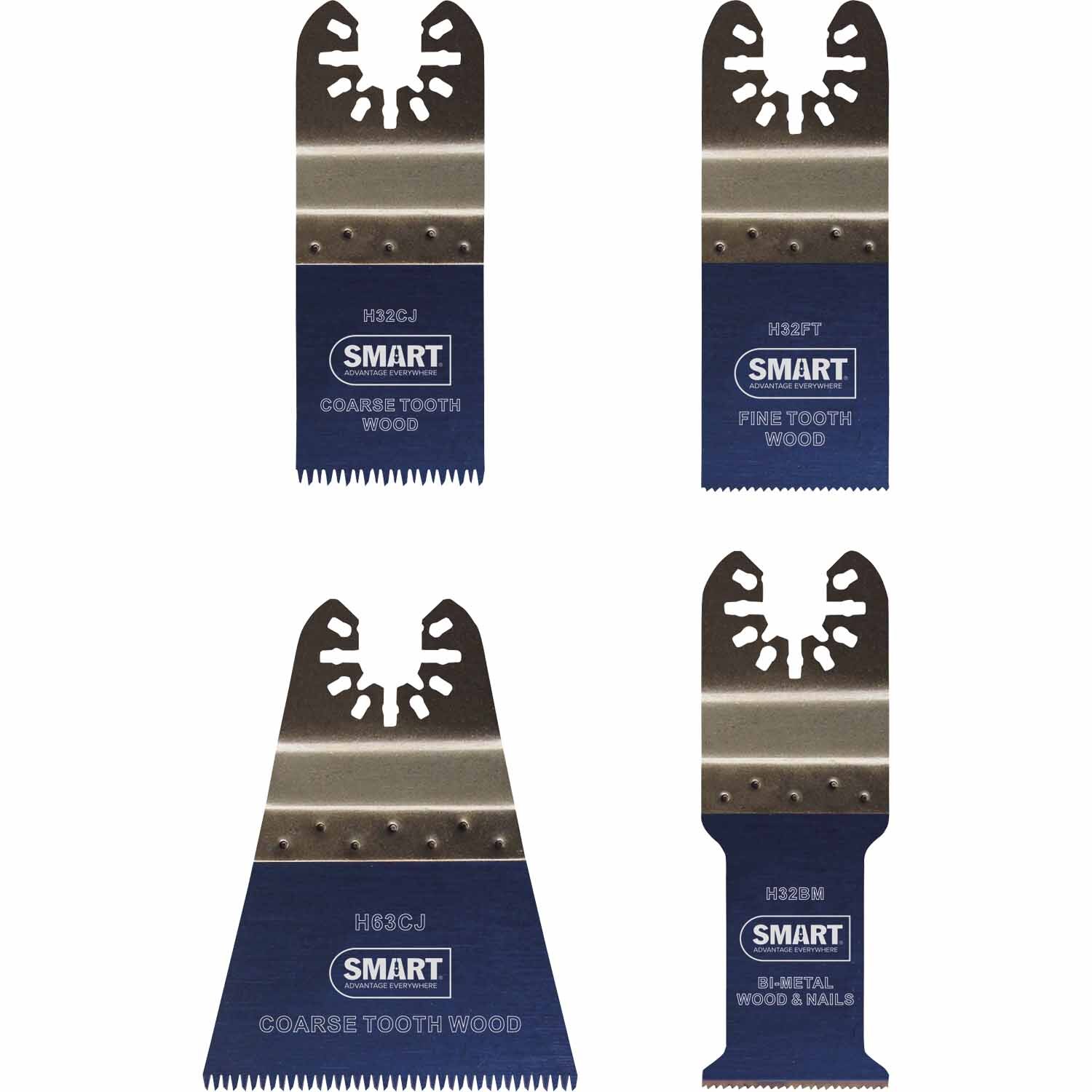 Smart | Multi-tool Blade Assortment 4 Piece | Mitre10