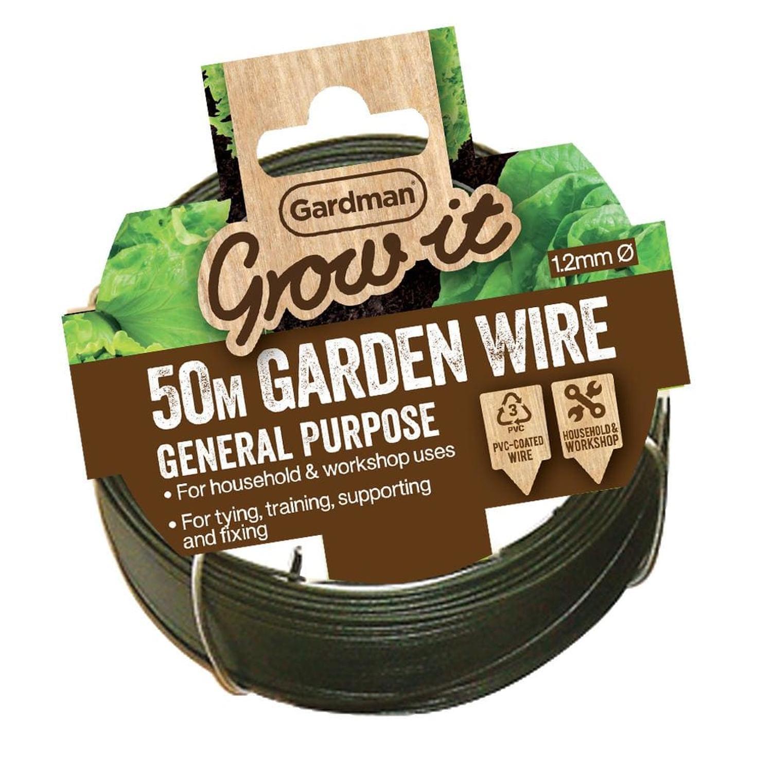Grow It | Light Duty Garden Wire 50m x 1.2mm | Mitre10