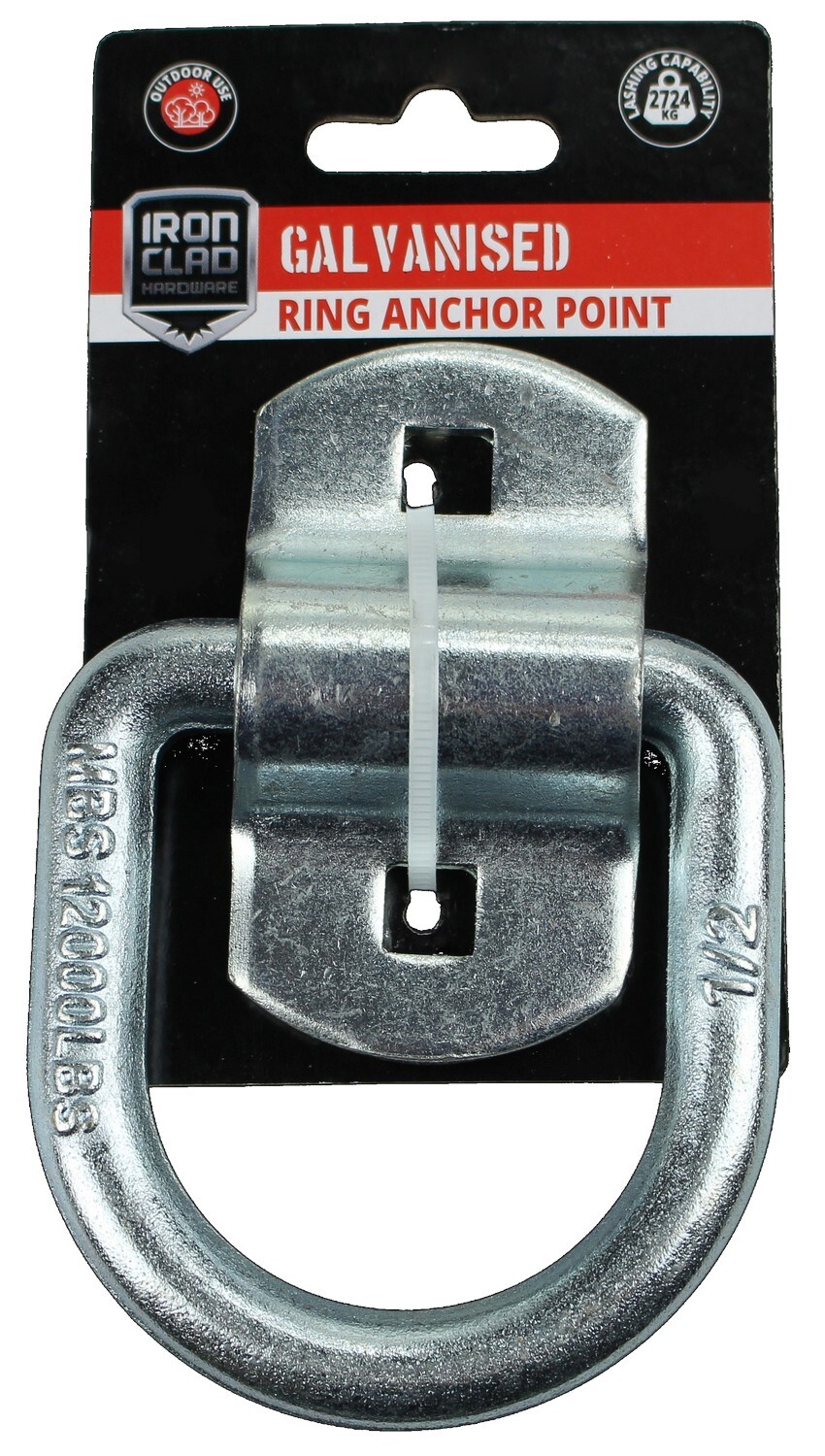 Iron Clad | Ring Anchor Point Galvanised | Mitre10