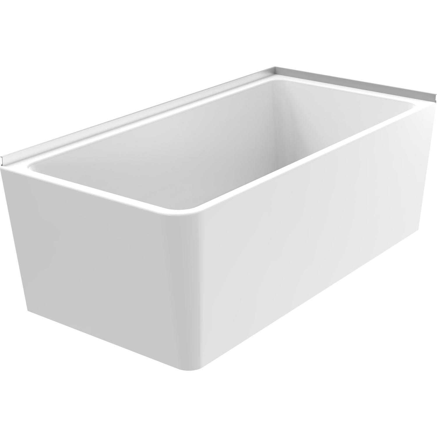Clearlite | Varo Back to Wall Bath - Right Hand with Upstands 1520mm ...