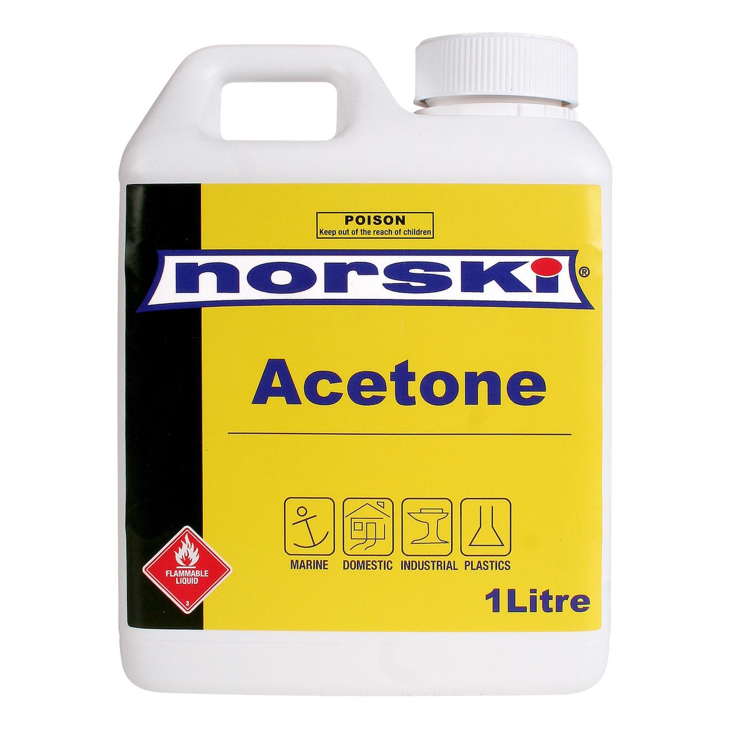 Norski | Acetone 1 litre Transparent | Mitre10
