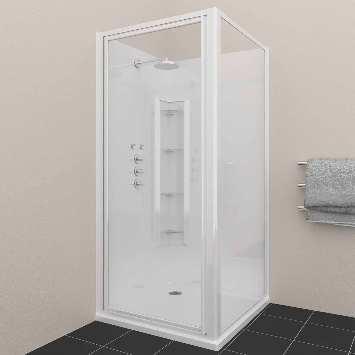 Signature Acrylic Package 2s Corner Mould | Showers