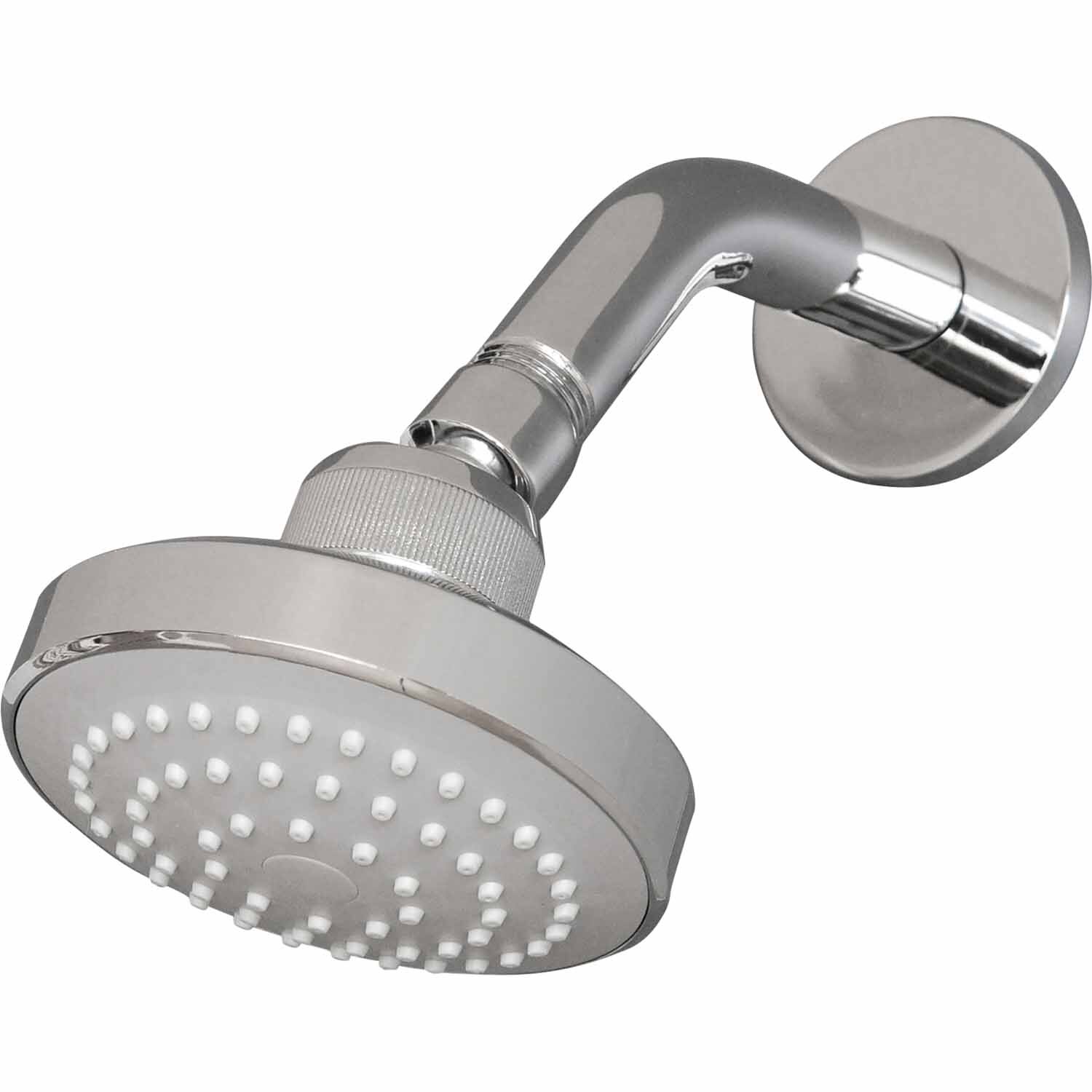 Aquatica | Ajusto Shower Rose H:90mm, W:143mm, D:266mm Chrome and Grey ...