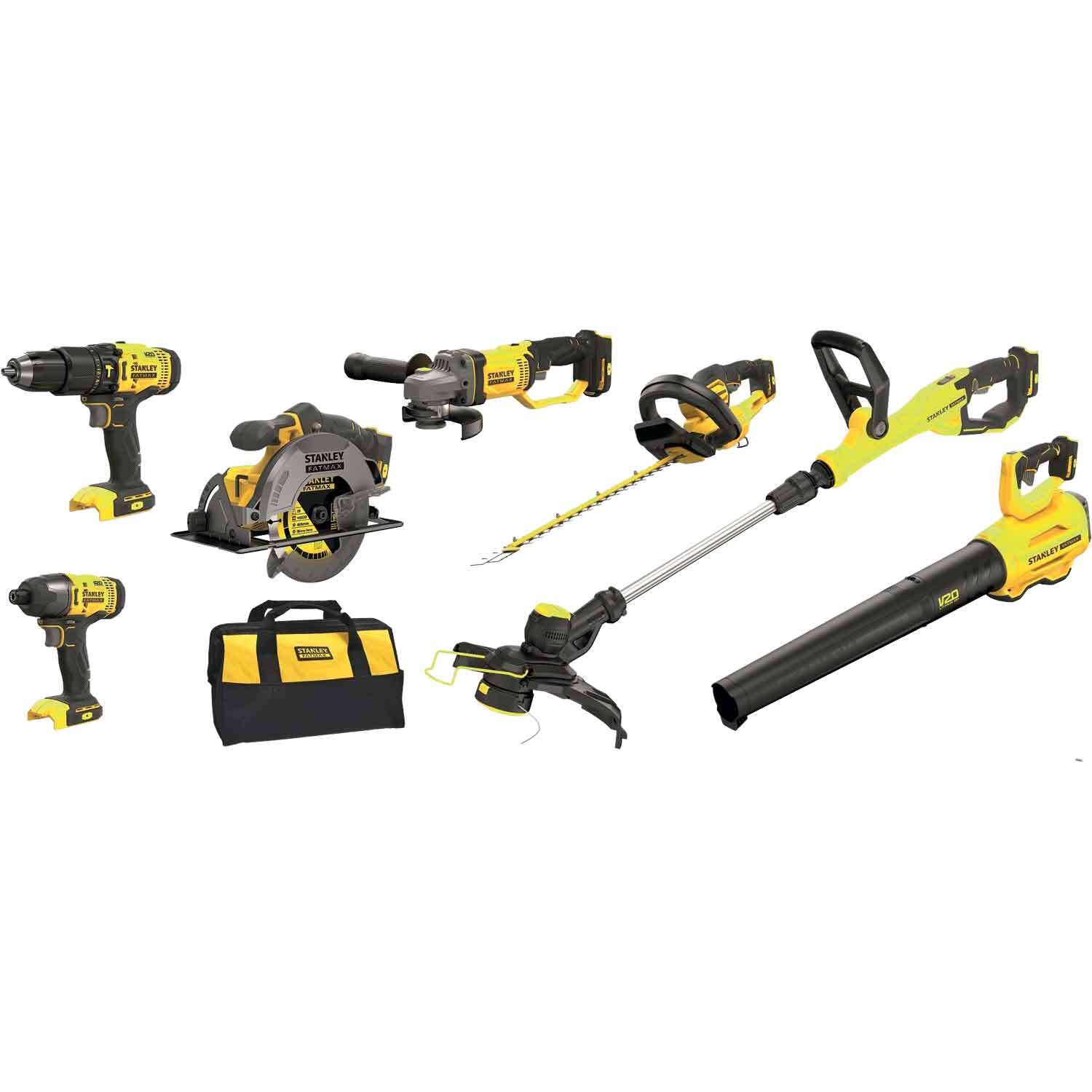 STANLEY FATMAX V20 | 7 Piece Complete Home Kit 18 Volt | Mitre10